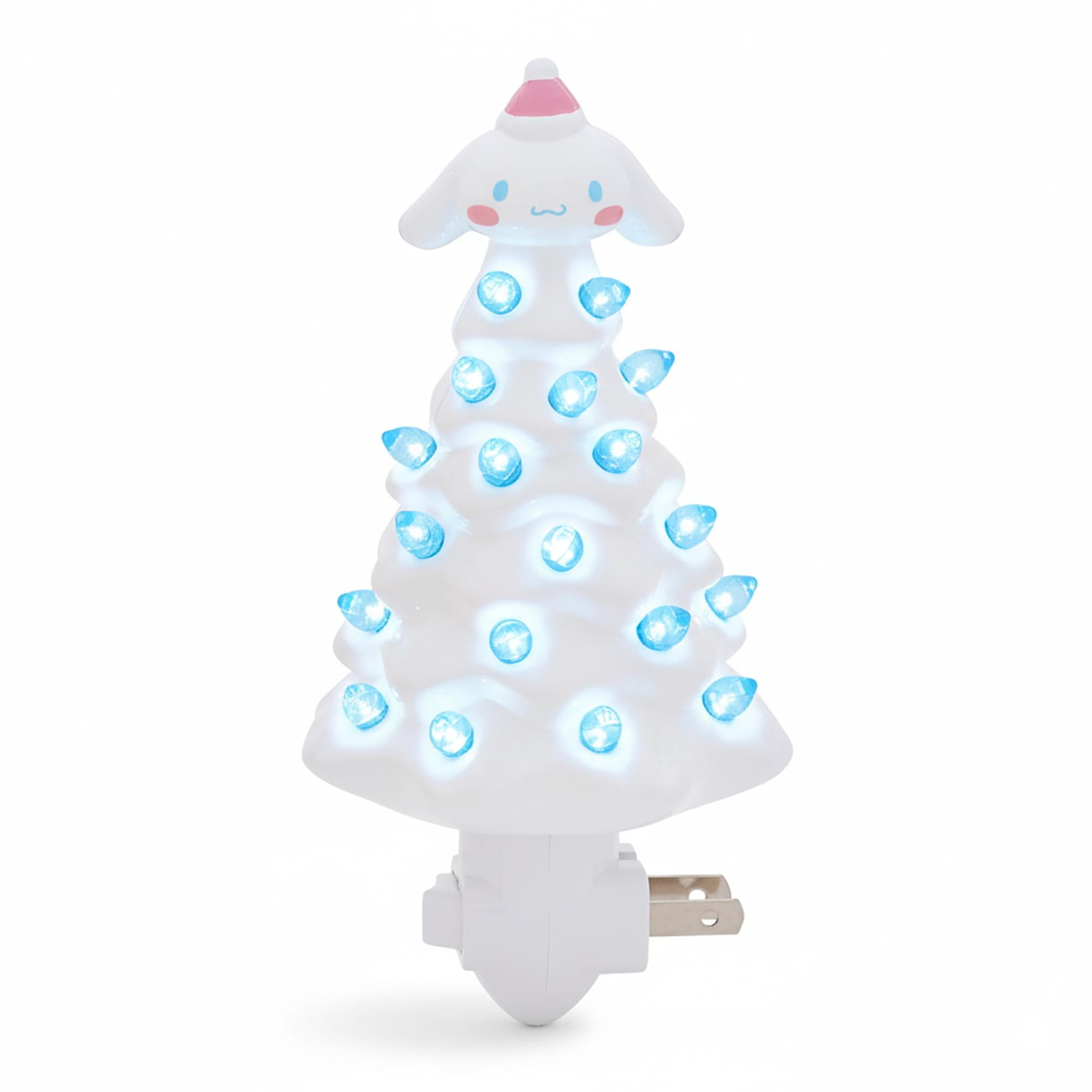 Sanrio Cinnamoroll 6-Inch Ceramic Christmas Tree Plug-In Nightlight ...