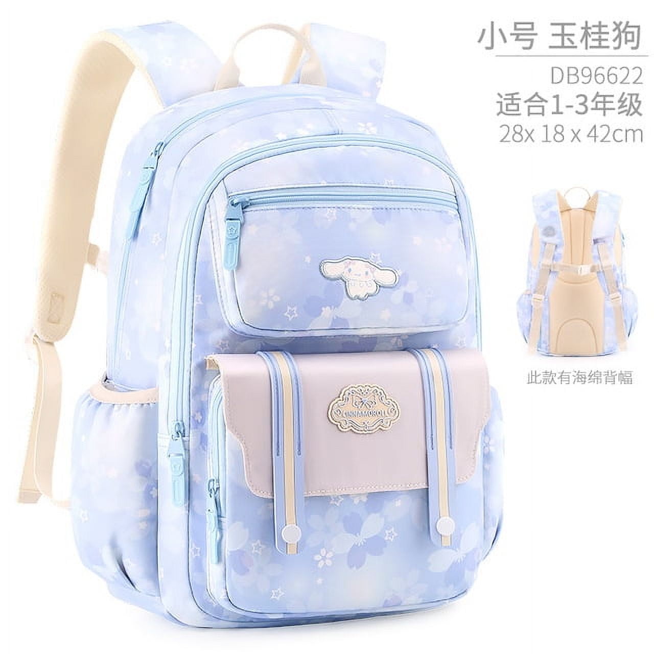 Sanrio Cinnamoroll Backpack Mochilas Aestihic Kuromi Lightweight and ...