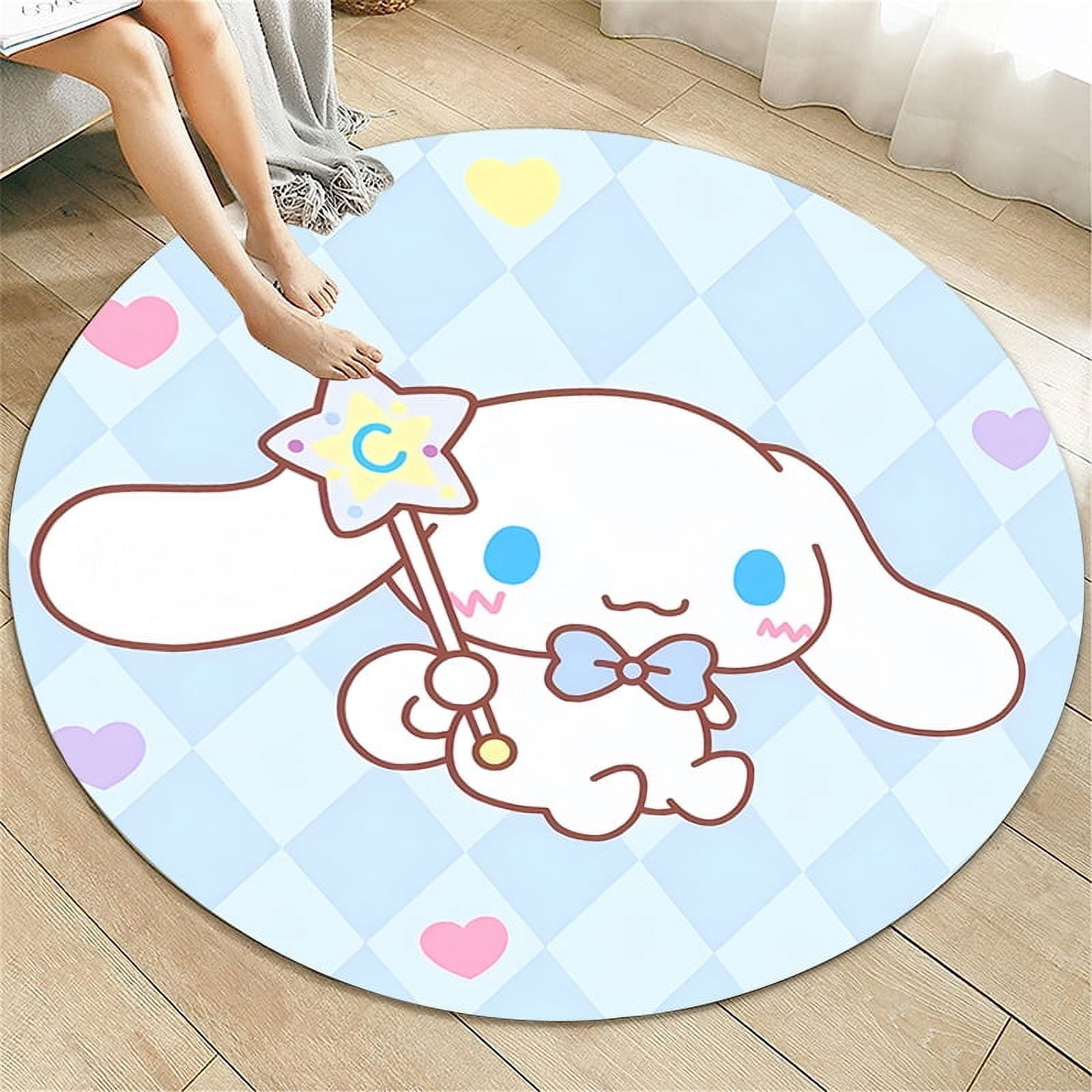 Sanrio Cinnamoroll Cartoon Round Carpet for Living Room Gifts - Walmart.com