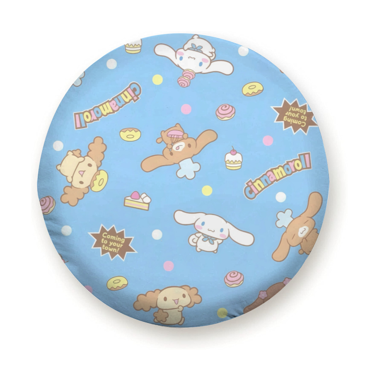Sanrio Cinnamoroll Cartoon Spare Tire Cover Universal Tire Cover Dustproof Tire Protector ...