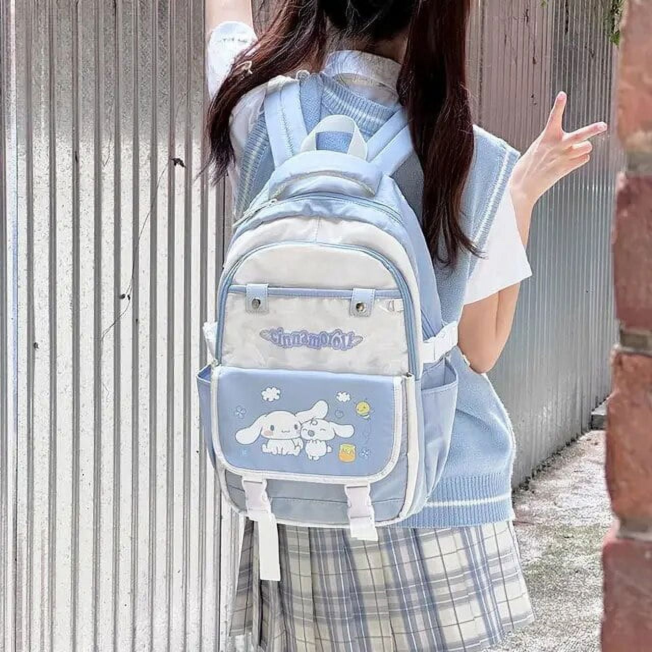 Sanrio Cinnamoroll College Style Schoolbag Y2k Student Cartoon ...