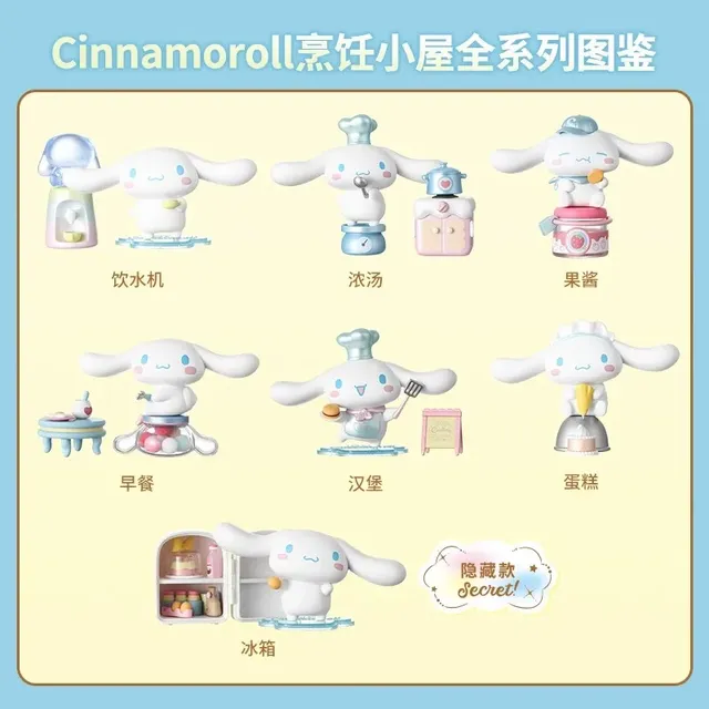 Sanrio Cinnamoroll Cooking House Series Blind Box Cute Anime Action ...