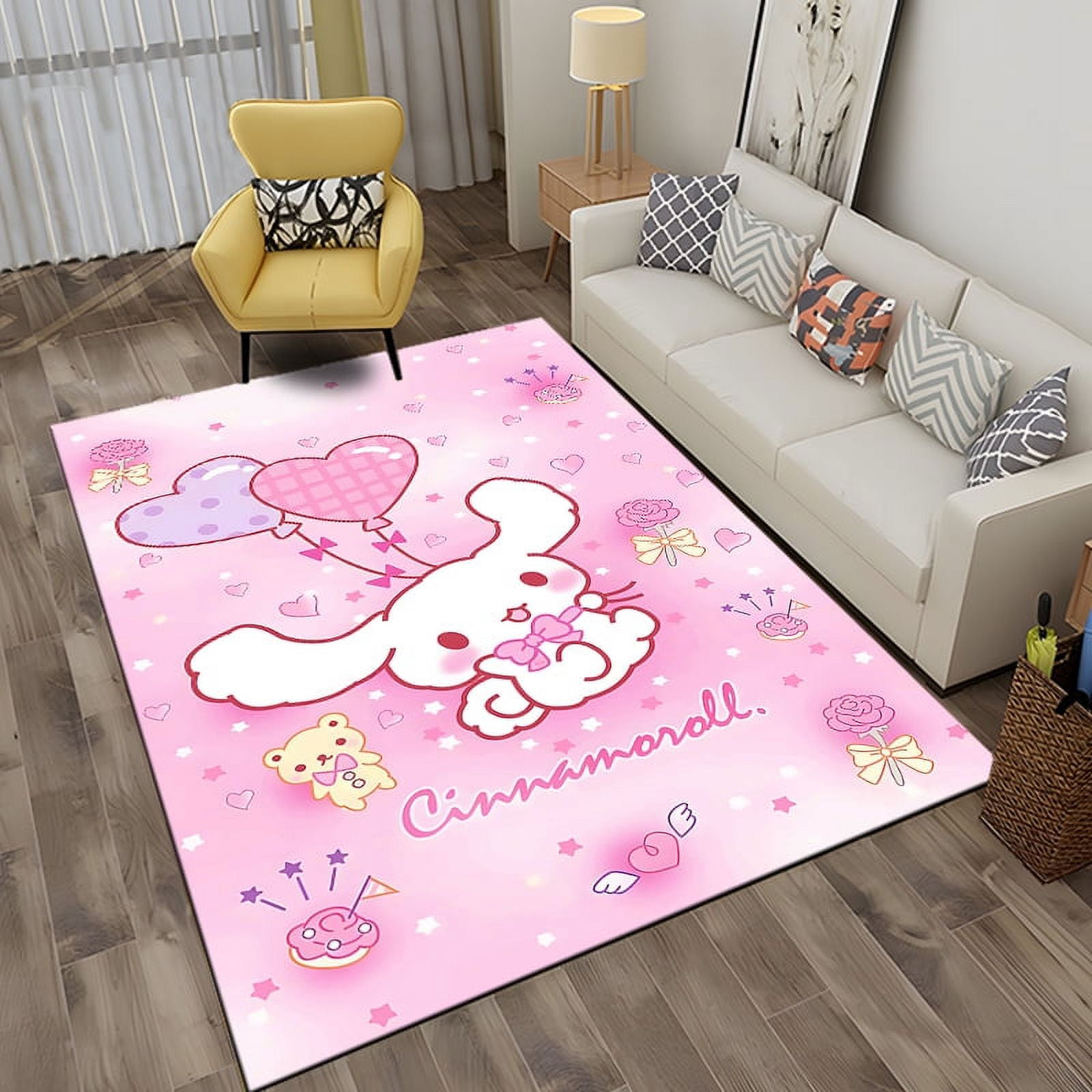 Sanrio Cinnamoroll Dog Area Rug,Carpet for Home Living Room Bedroom ...