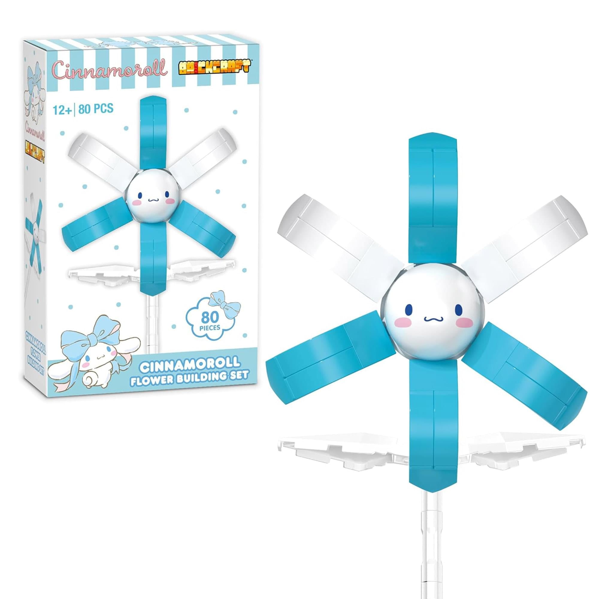 Sanrio Cinnamoroll Flower 80 Piece Brick Building Set - Walmart.com