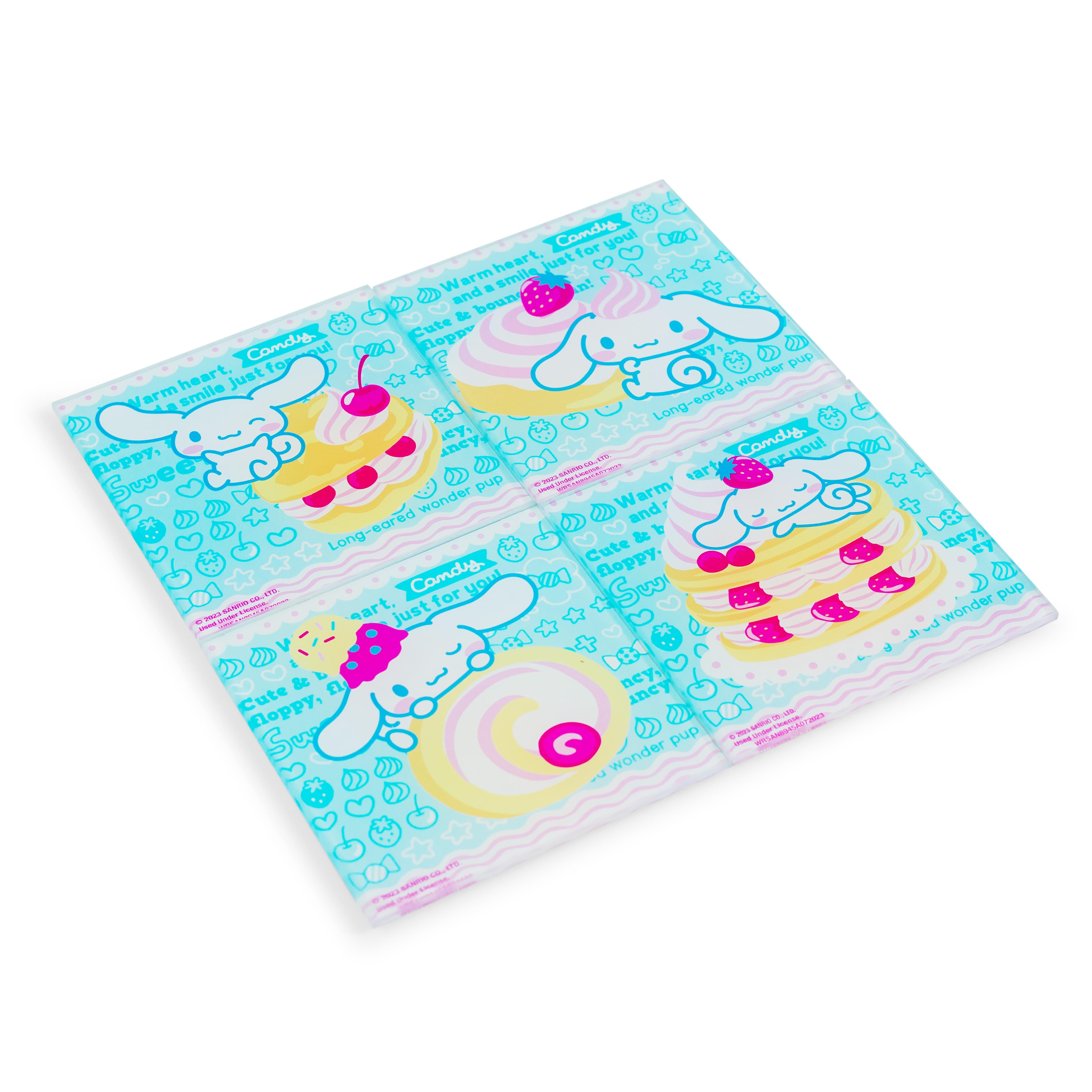 Sanrio Cinnamoroll Glass Coasters | Set of 4 - Walmart.com