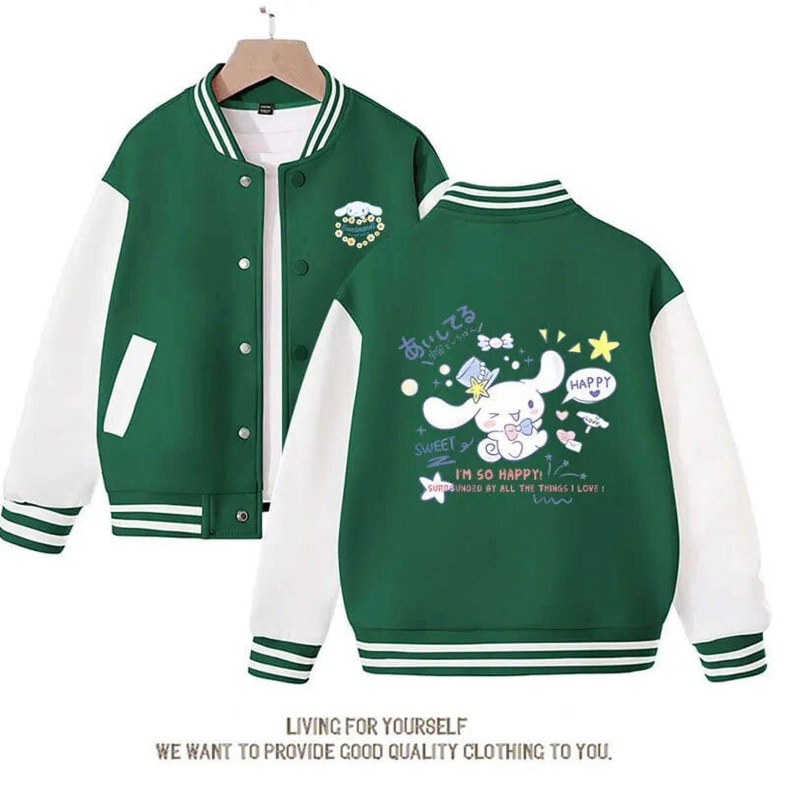 Sanrio Cinnamoroll Jacket Hello Kitty Kuromi Cotton Overcoat Child ...