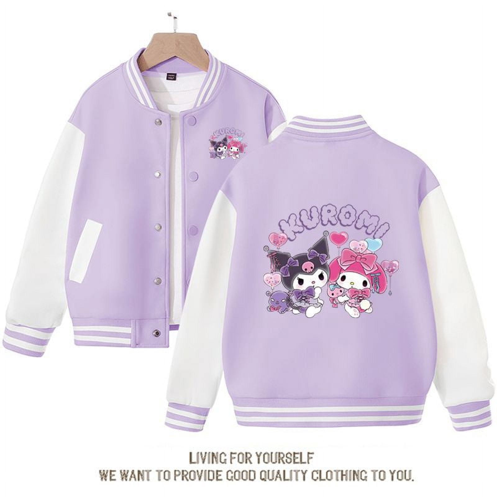 Sanrio Cinnamoroll Jacket Hello Kitty Kuromi Overcoat Child Hoodies ...