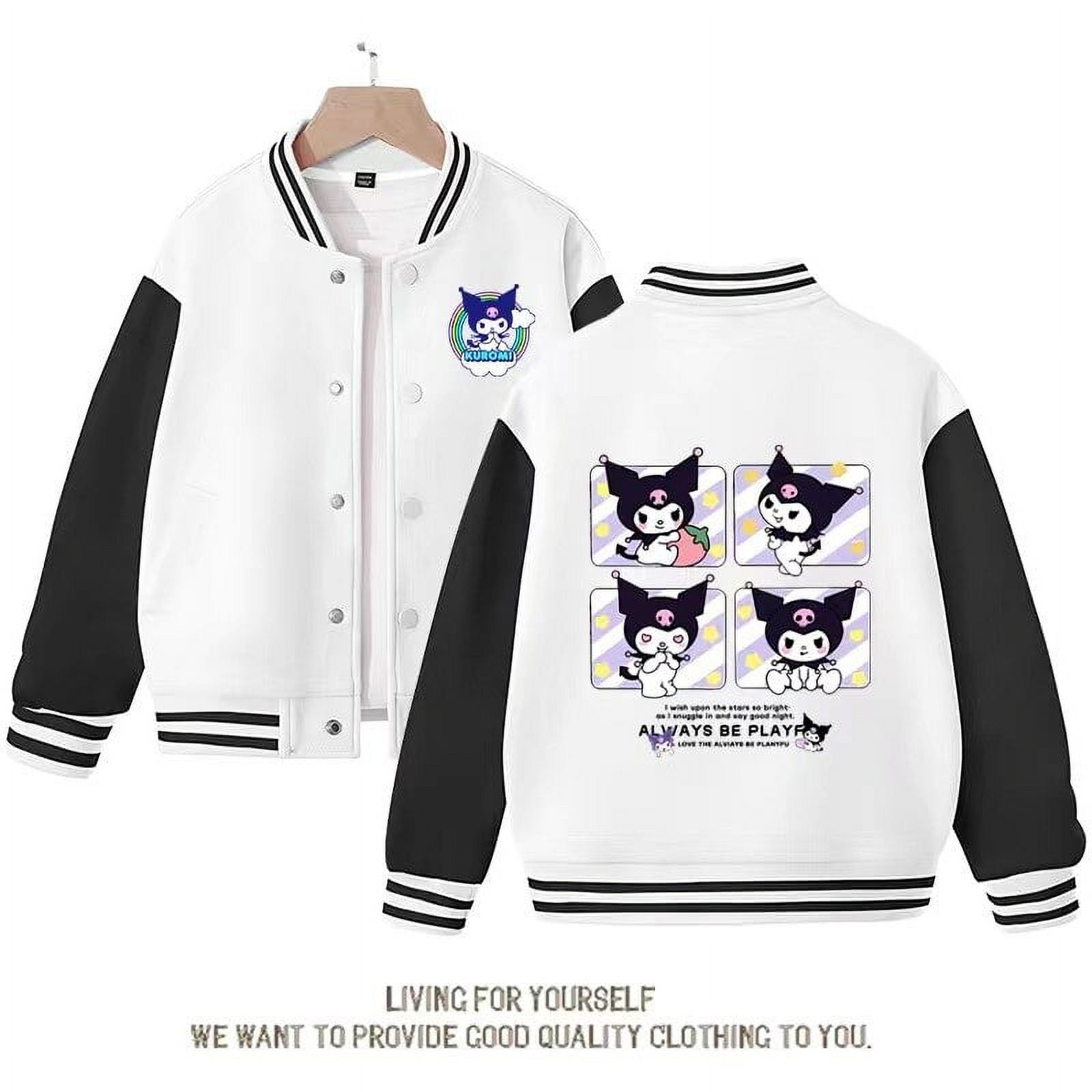 Sanrio Cinnamoroll Jacket Hello Kitty Kuromi Overcoat Child Hoodies ...