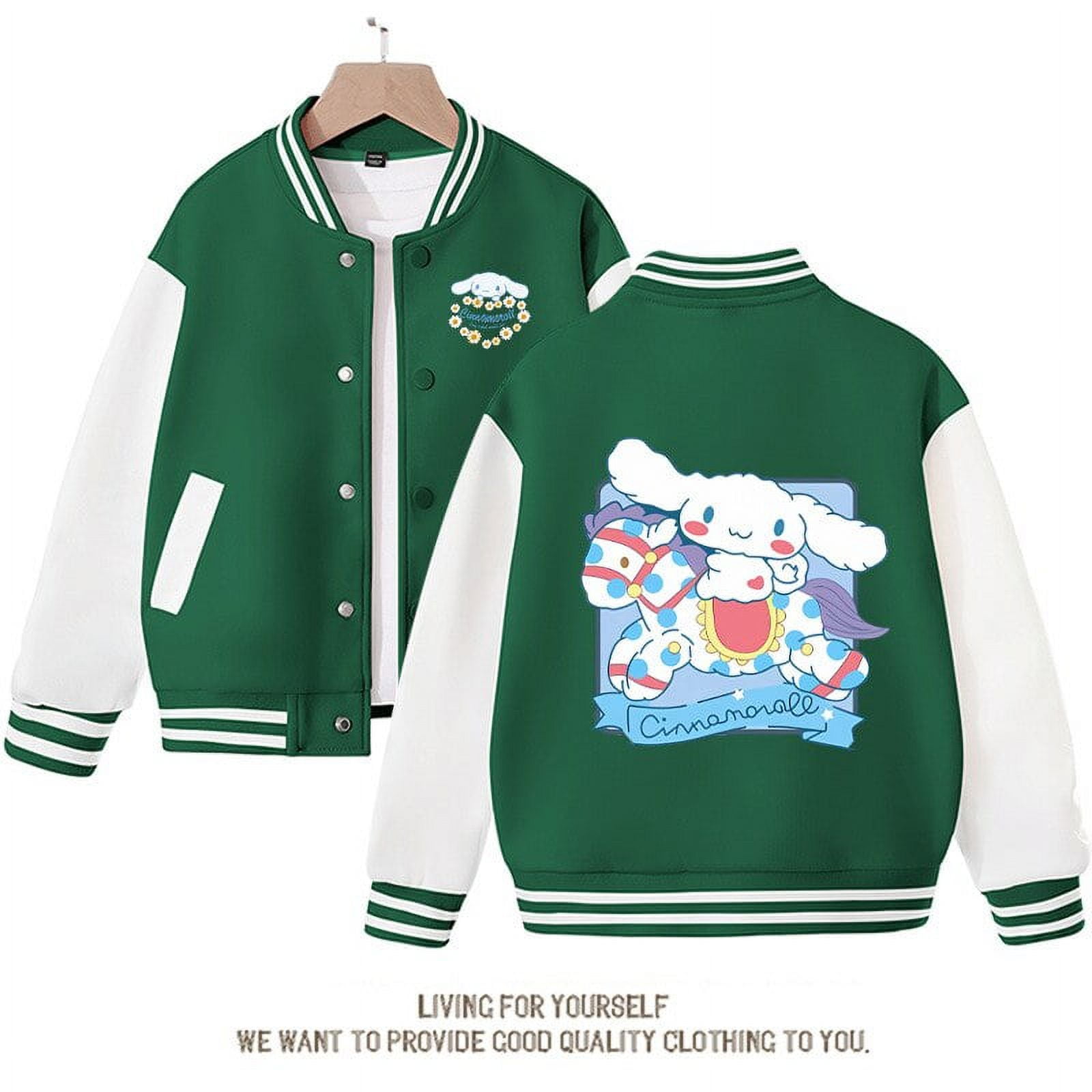 Sanrio Cinnamoroll Jacket Hello Kitty Kuromi Overcoat Child Hoodies ...