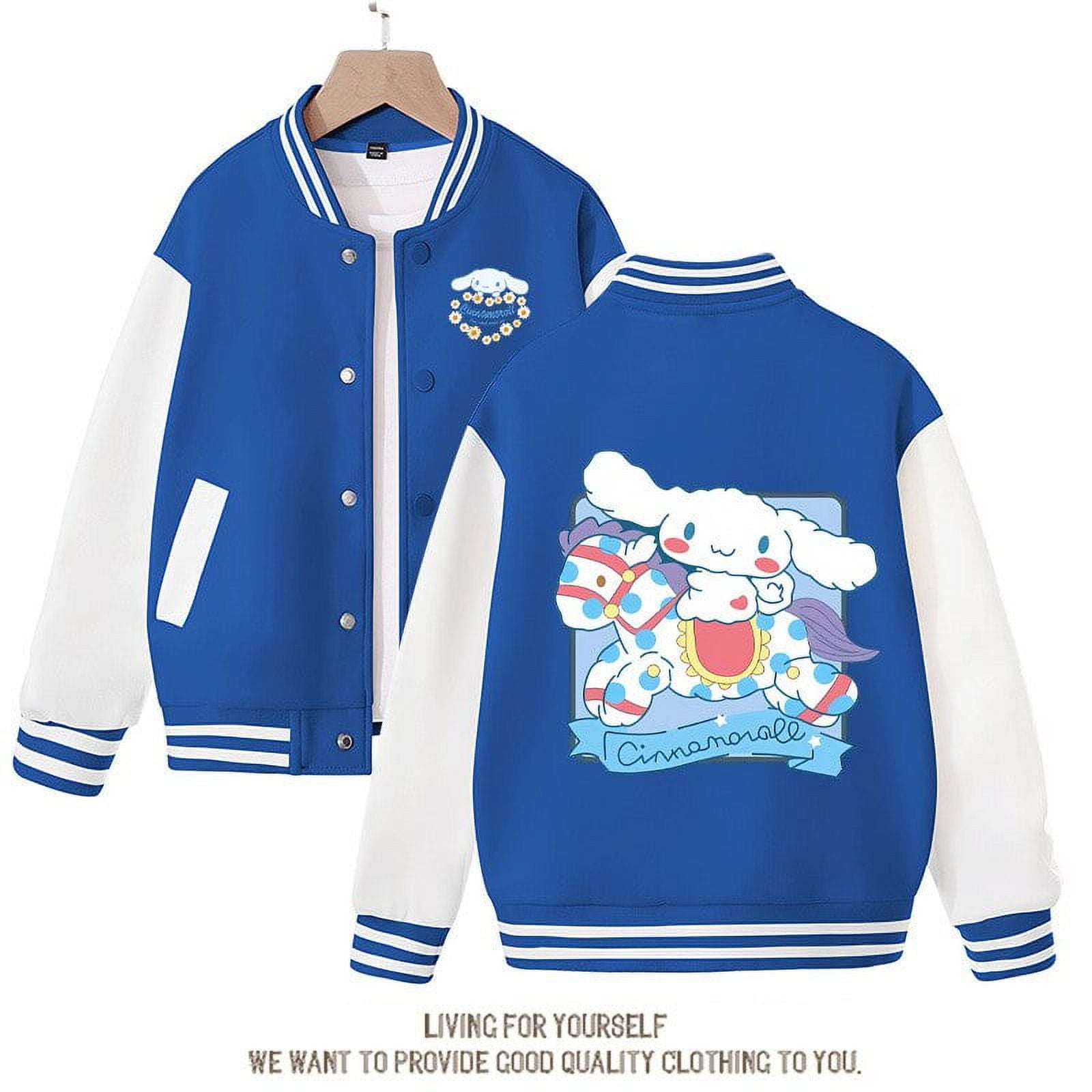Sanrio Cinnamoroll Jacket Hello Kitty Kuromi Overcoat Child Hoodies ...