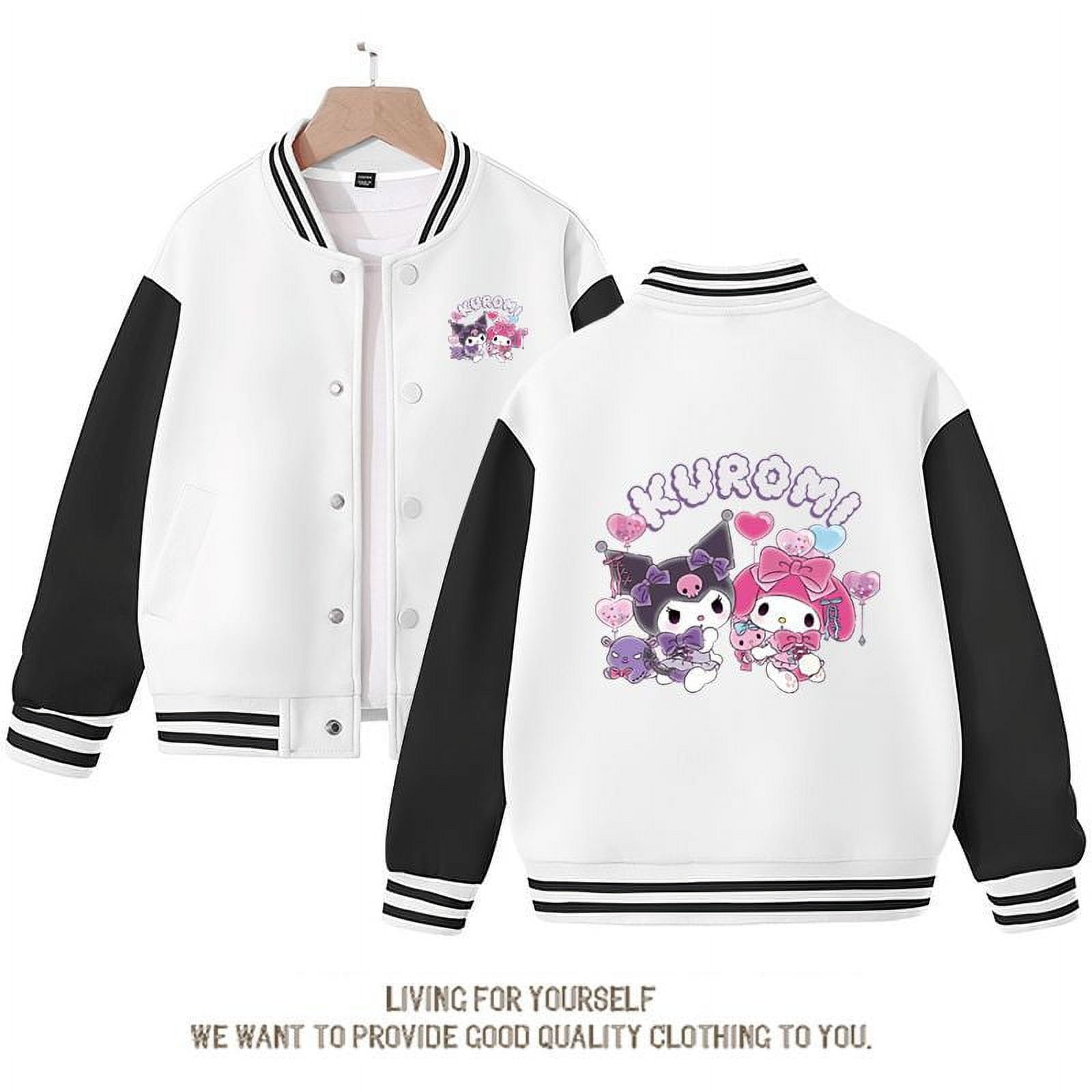 Sanrio Cinnamoroll Jacket Hello Kitty Kuromi Overcoat Child Hoodies ...