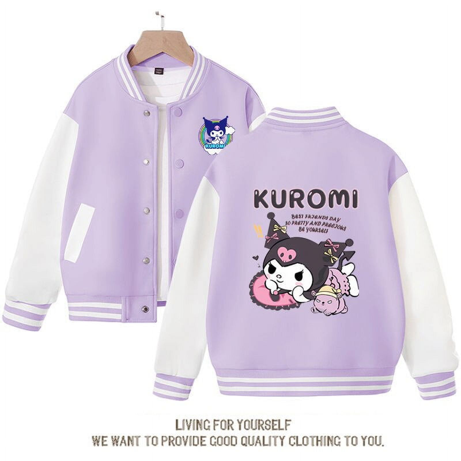 Sanrio Cinnamoroll Jacket Hello Kitty Kuromi Overcoat Child Hoodies ...