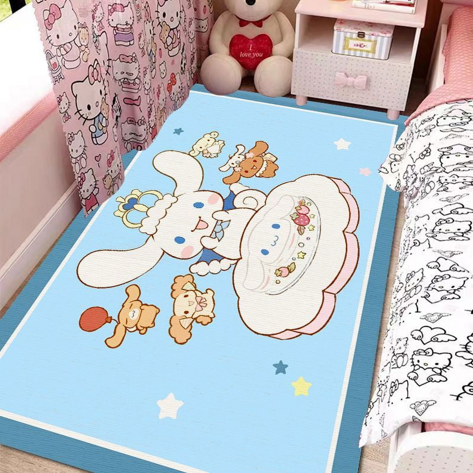 Sanrio Cinnamoroll Kawaii Anime Bedroom Blanket Kuromi Cute Cartoon Non ...