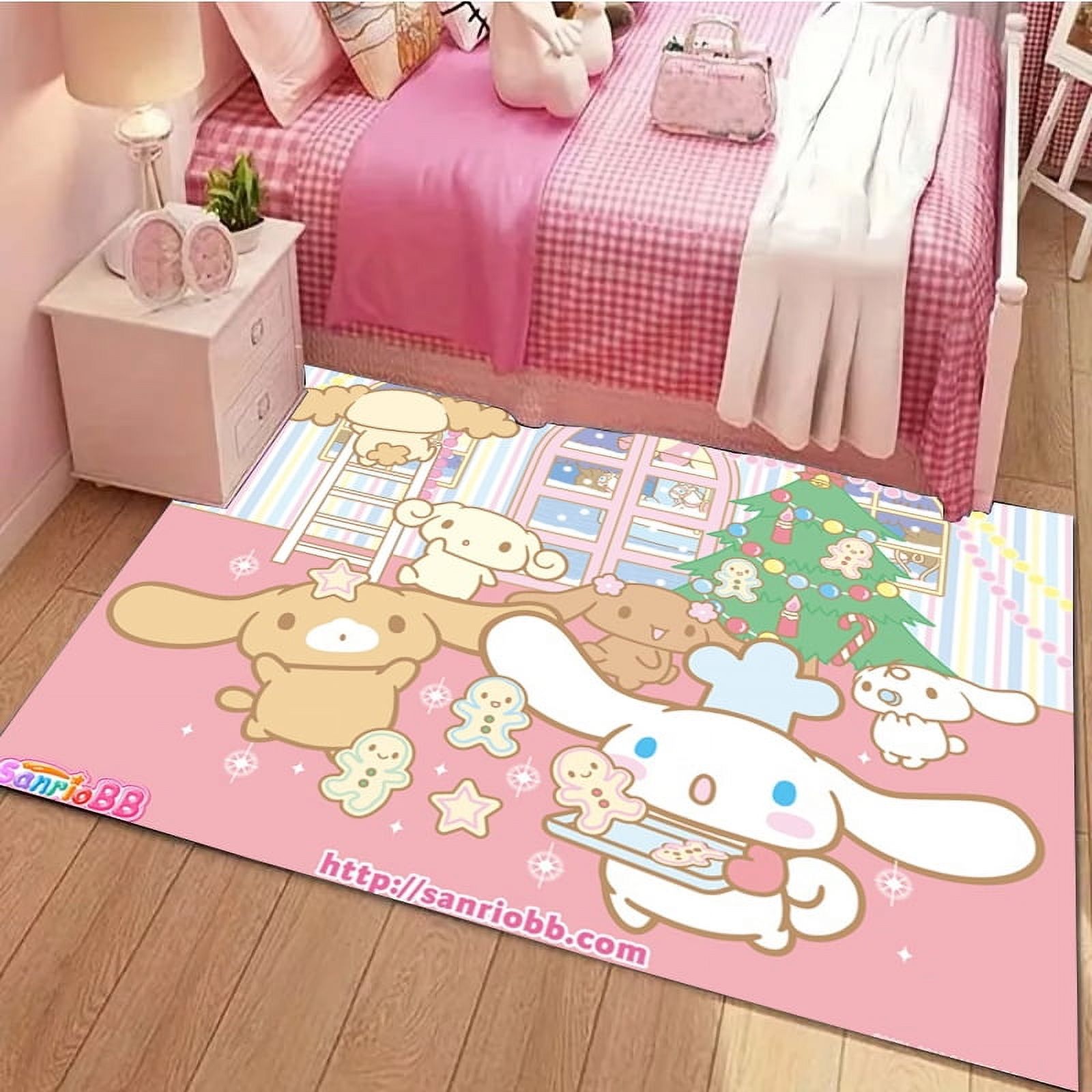 Sanrio Cinnamoroll Kawaii Printing Rug Carpet For Living Room Bedroom ...