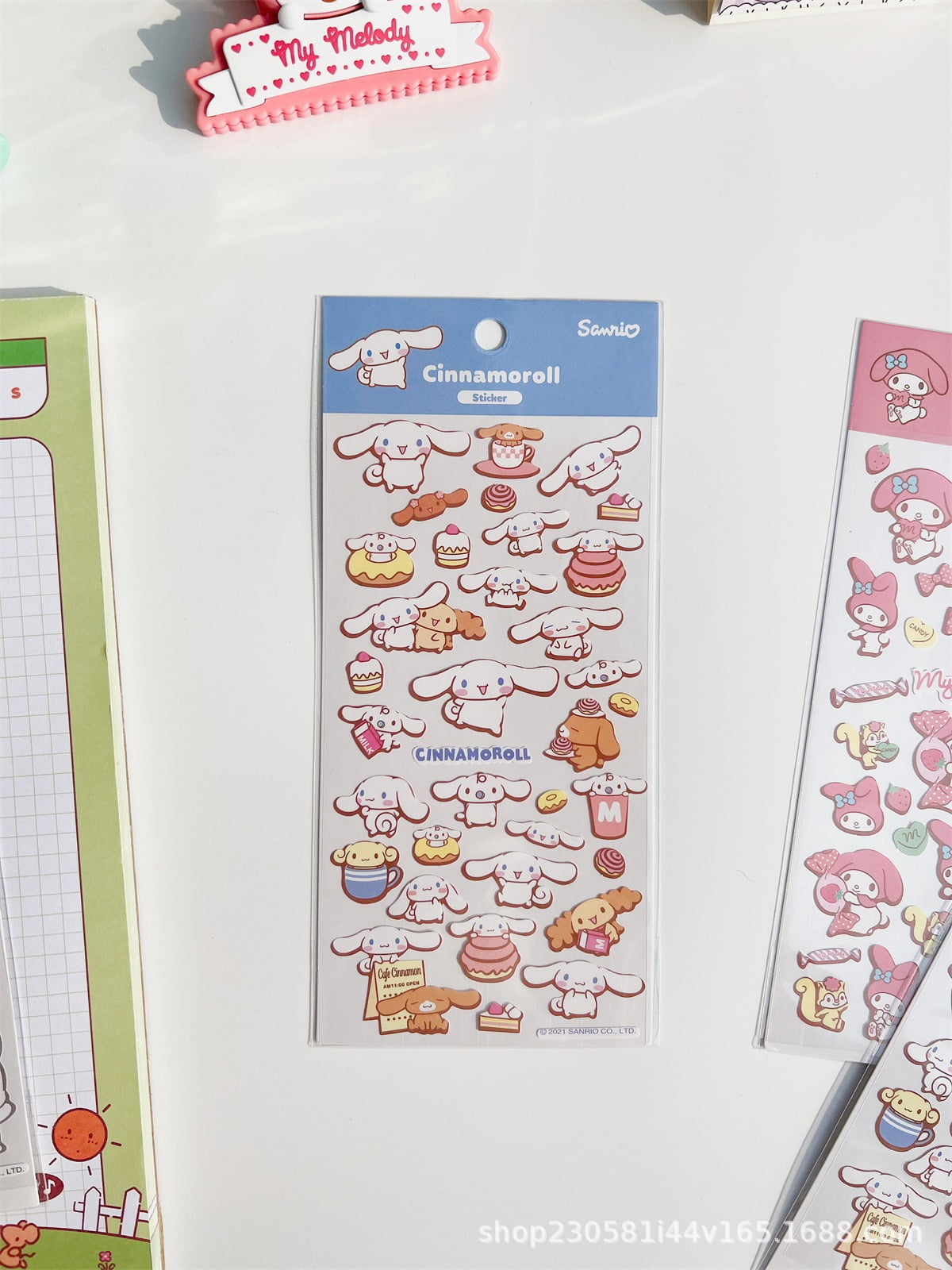 Sanrio Cinnamoroll Kuromi Anime Hand Ledger Stickers Cute Cartoon My ...