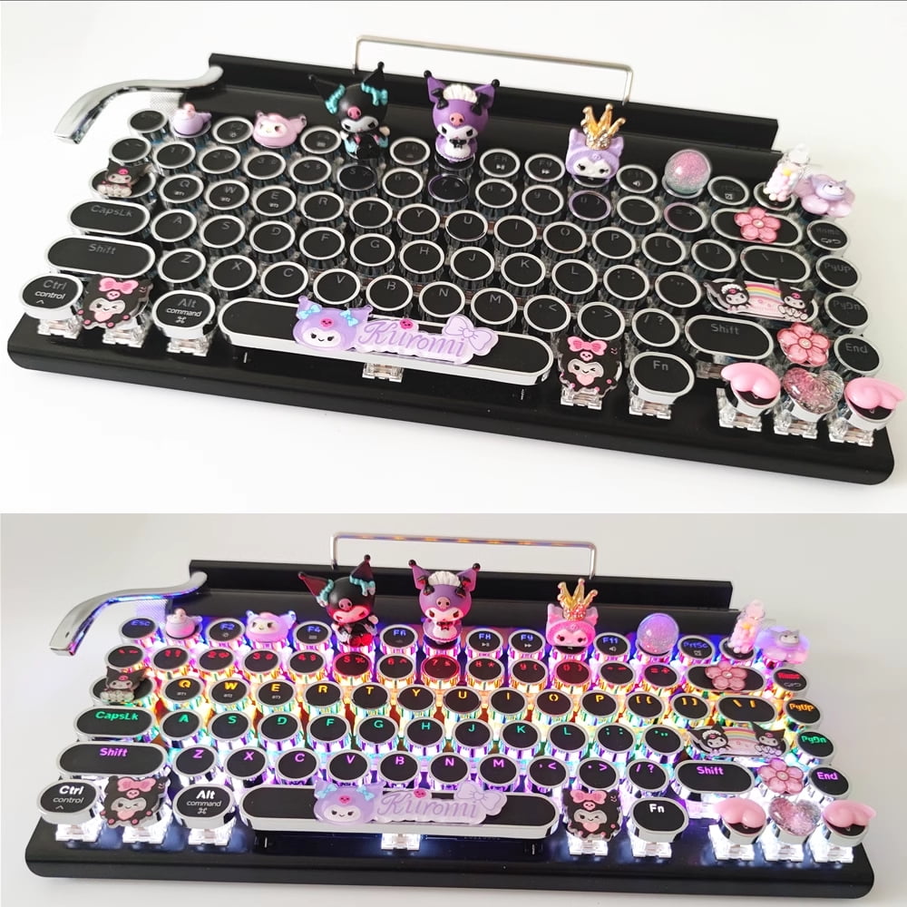 Sanrio Cinnamoroll Kuromi My Melody Mechanical Keyboard Bluetooth ...