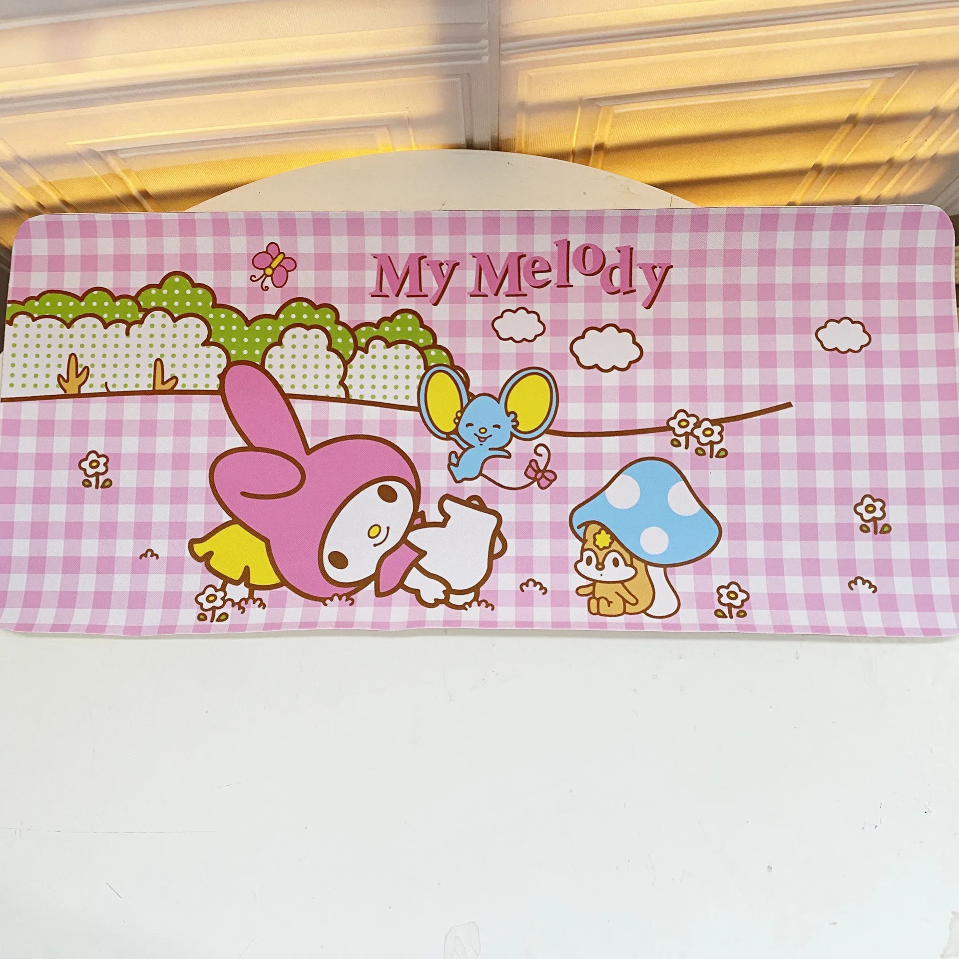 Sanrio Cinnamoroll Kuromi Mymelody kawaii Cartoon PU Mouse Pad Anime ...