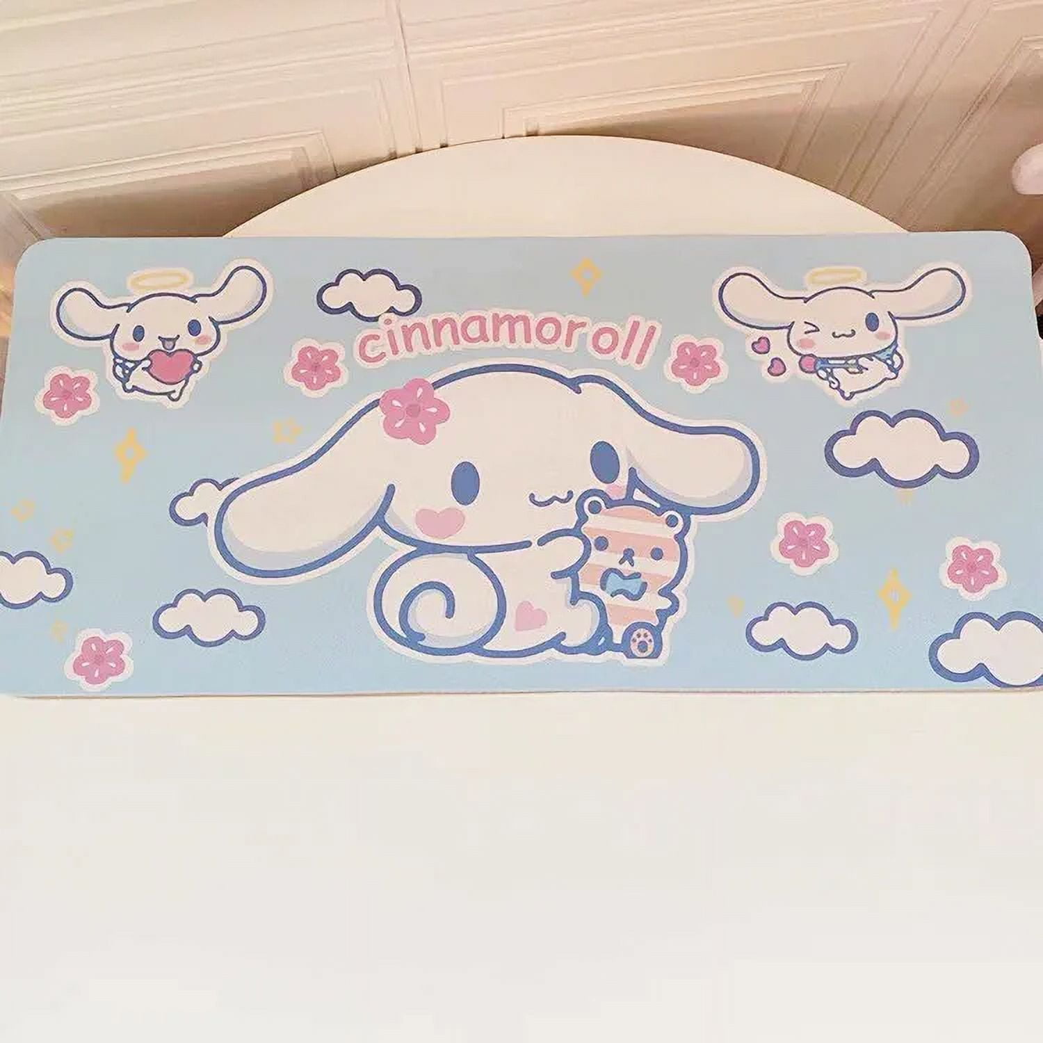 Sanrio Cinnamoroll Kuromi Mymelody kawaii Cartoon PU Mouse Pad Anime ...