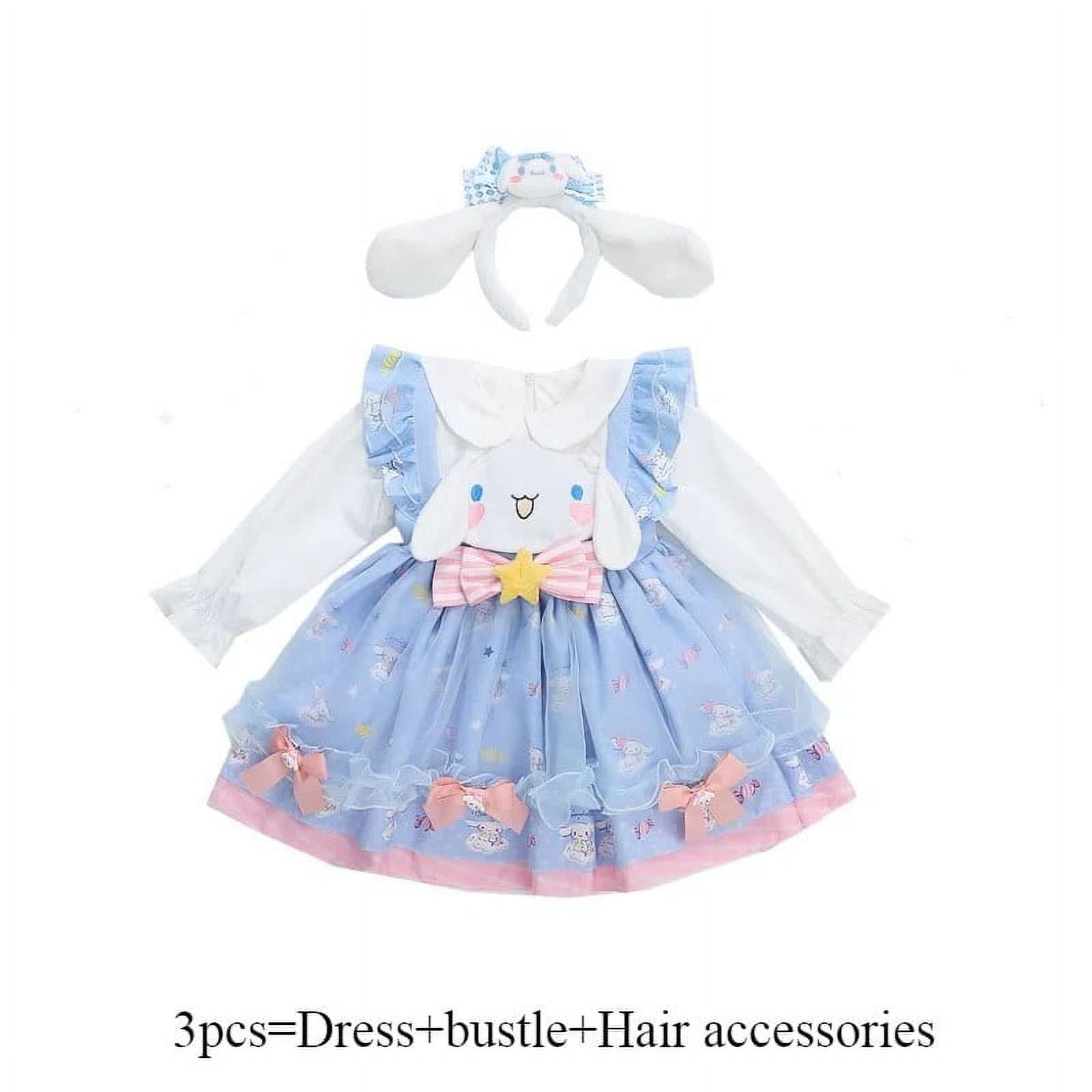 Sanrio Cinnamoroll Lolita Dress For Kid Girl Anime Princess Dress ...