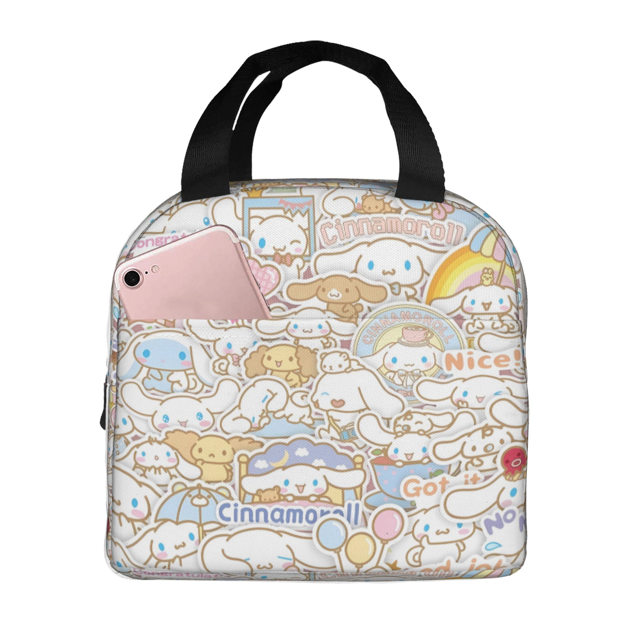 Sanrio Cinnamoroll Lunch Bag Tote Bag Insulated Lunch Box Picnic Beach ...