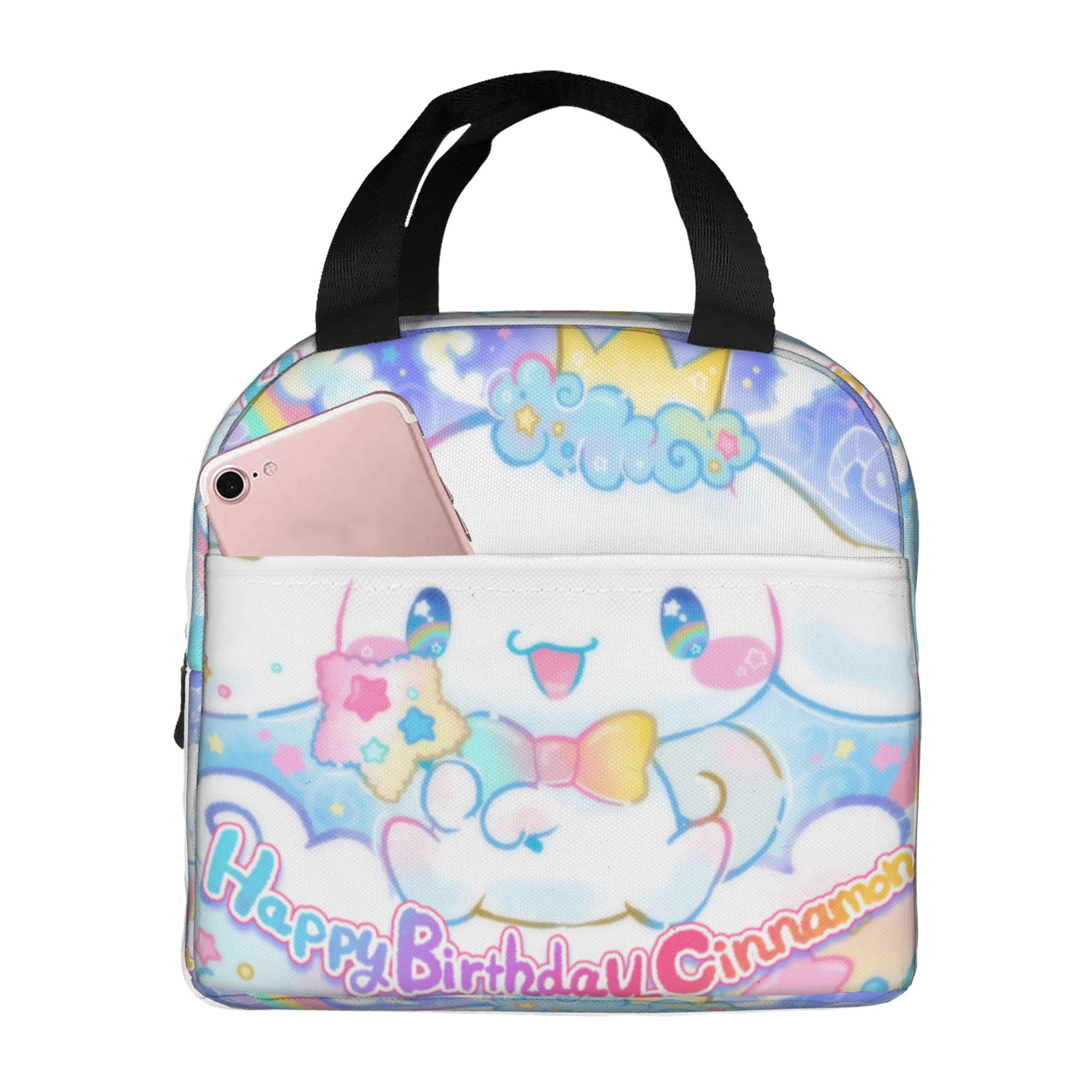 Sanrio Cinnamoroll Lunch Bag Tote Bag Insulated Lunch Box Picnic Beach ...