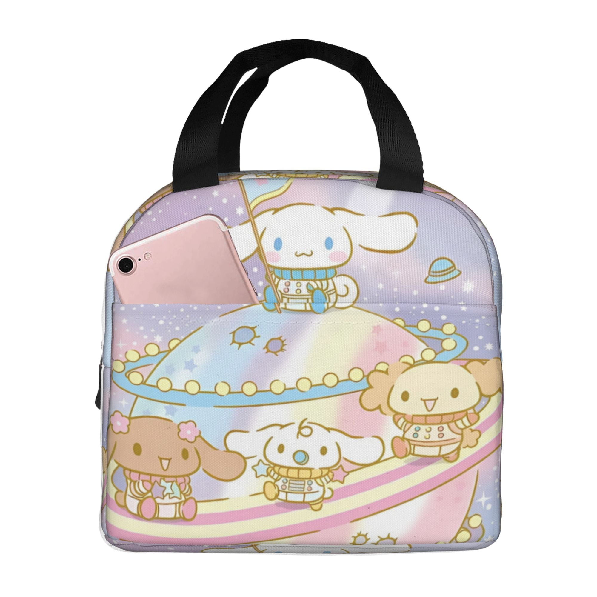 Sanrio Cinnamoroll Lunch Bag Tote Bag Insulated Lunch Box Picnic Beach ...