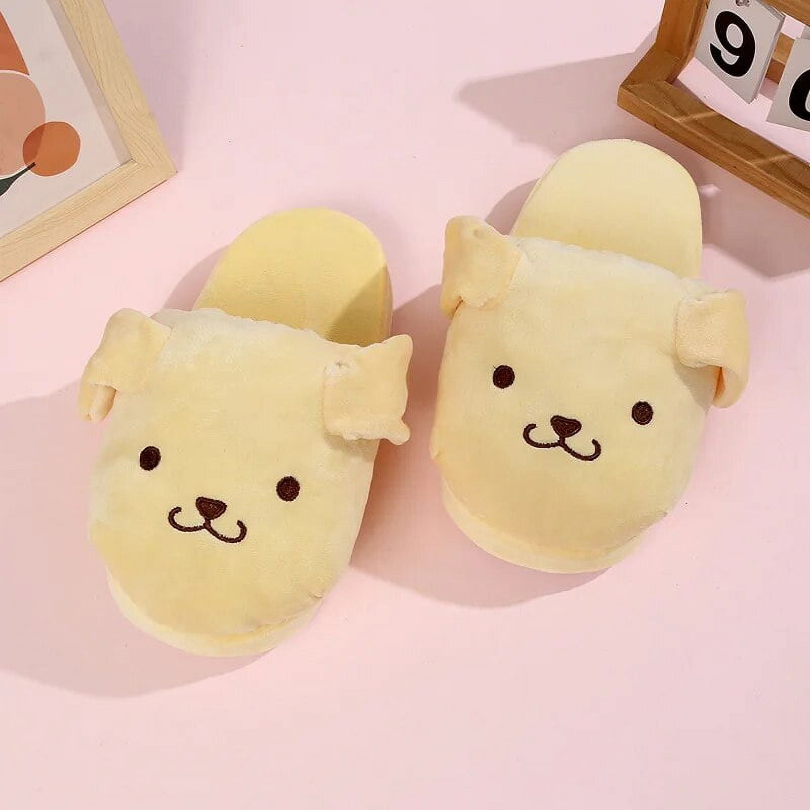 Sanrio Cinnamoroll Movable Ears Cartoon Kawaii Cute Cotton Slippers ...