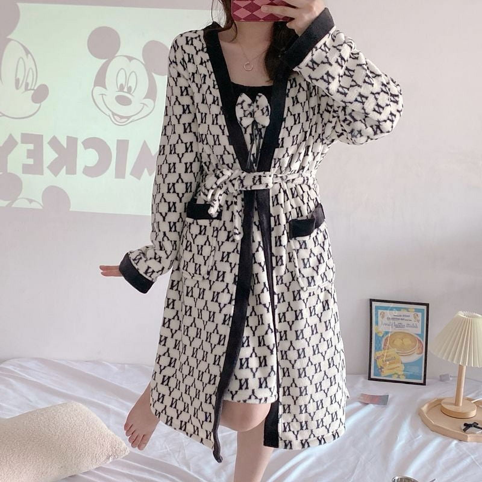 Sanrio Cinnamoroll My Melody Plush Cotton Nightdress With Robe Two ...