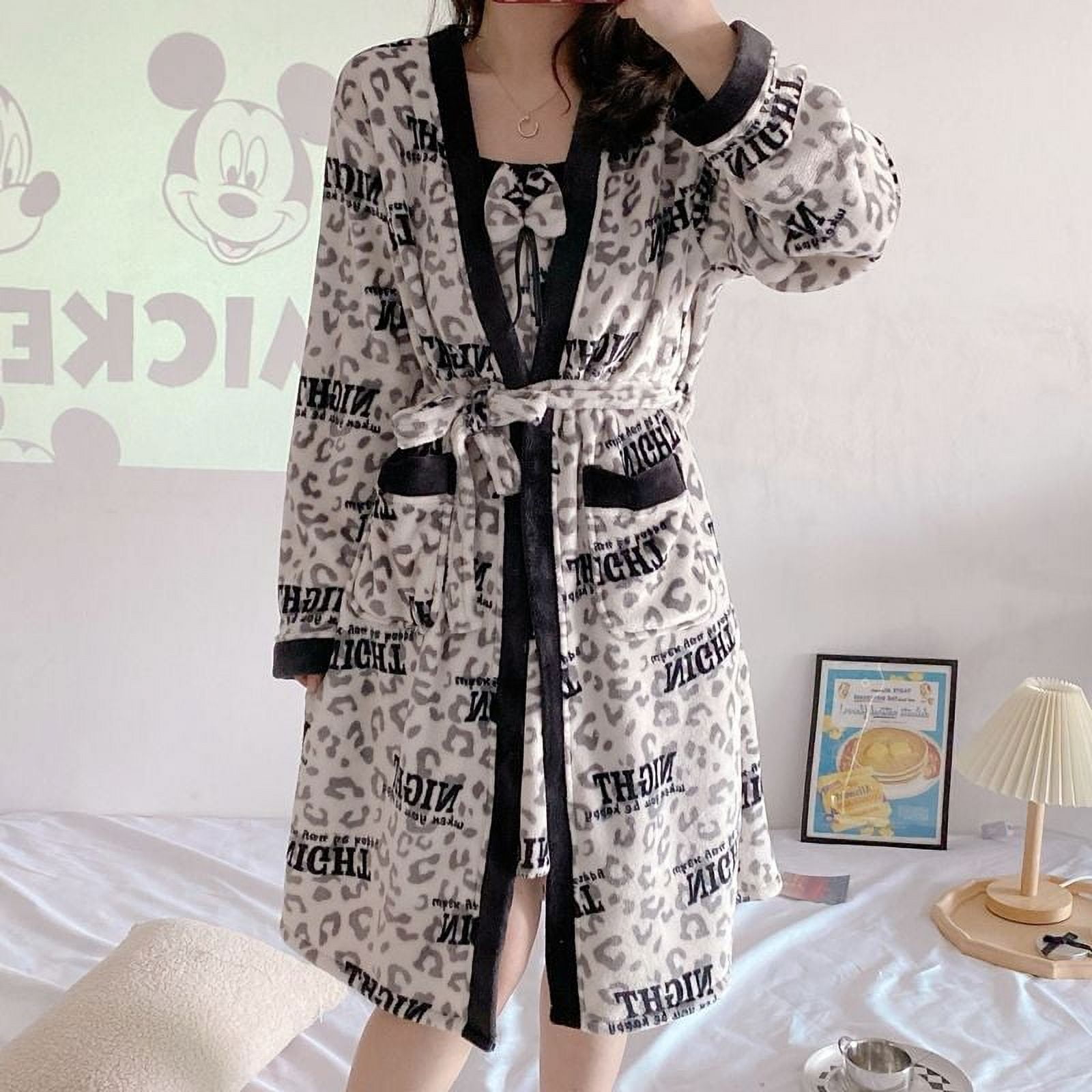 Sanrio Cinnamoroll My Melody Plush Cotton Nightdress With Robe Two ...