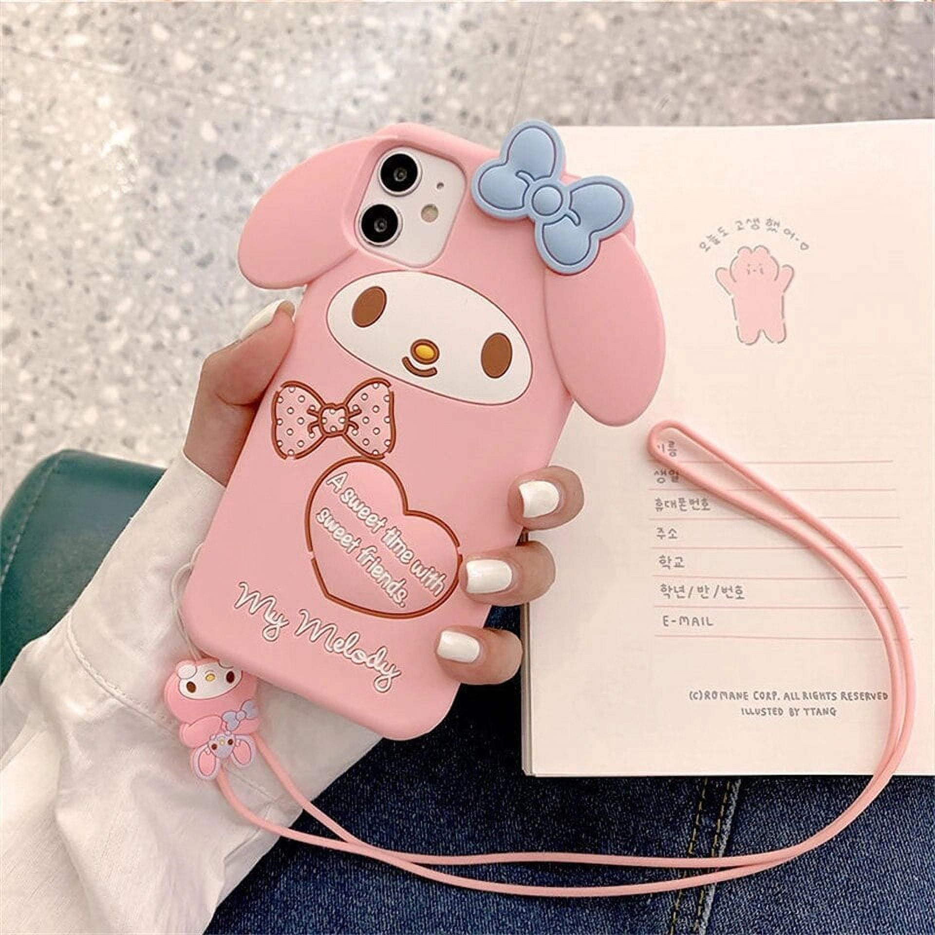 Sanrio Cinnamoroll My Melody With Lanyard Case For iPhone 14 13 11 12 ...