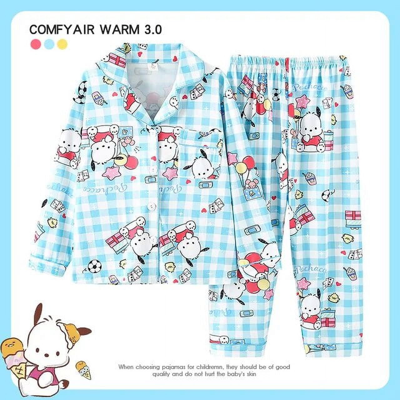 Sanrio Cinnamoroll Pajamas Kids Kuromi My Melody Hello Kitty Home ...