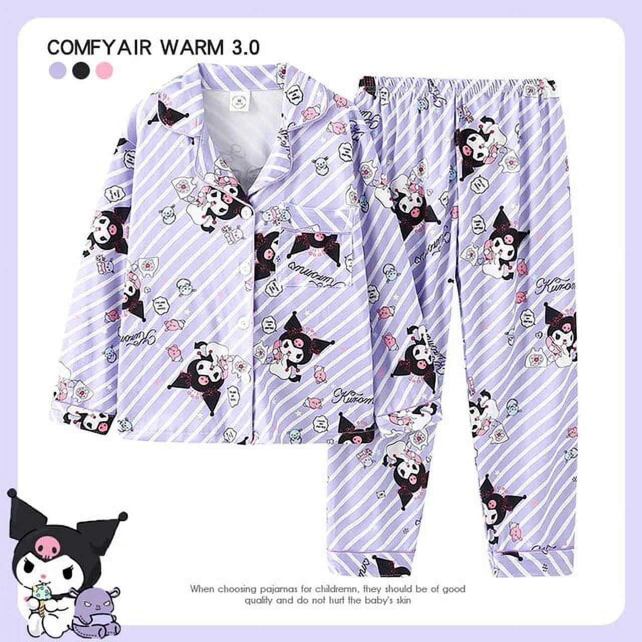 Sanrio Cinnamoroll Pajamas Kids Kuromi My Melody Hello Kitty Home ...
