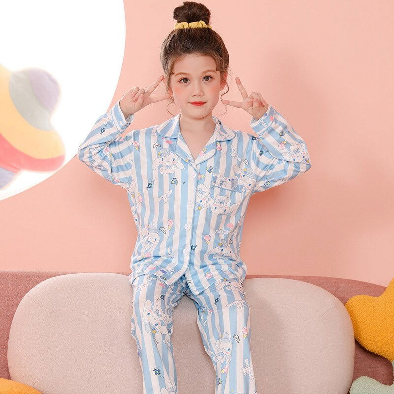 Sanrio Cinnamoroll Pajamas Kuromi Hello Kitty Melody Casual Spring Home ...