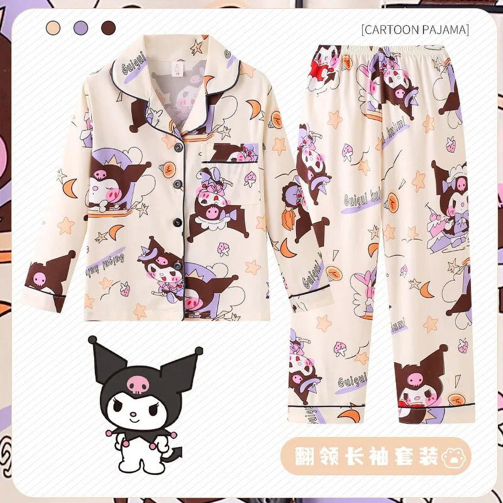 Sanrio Cinnamoroll Pajamas Kuromi My Melody Children Casual Spring Home ...