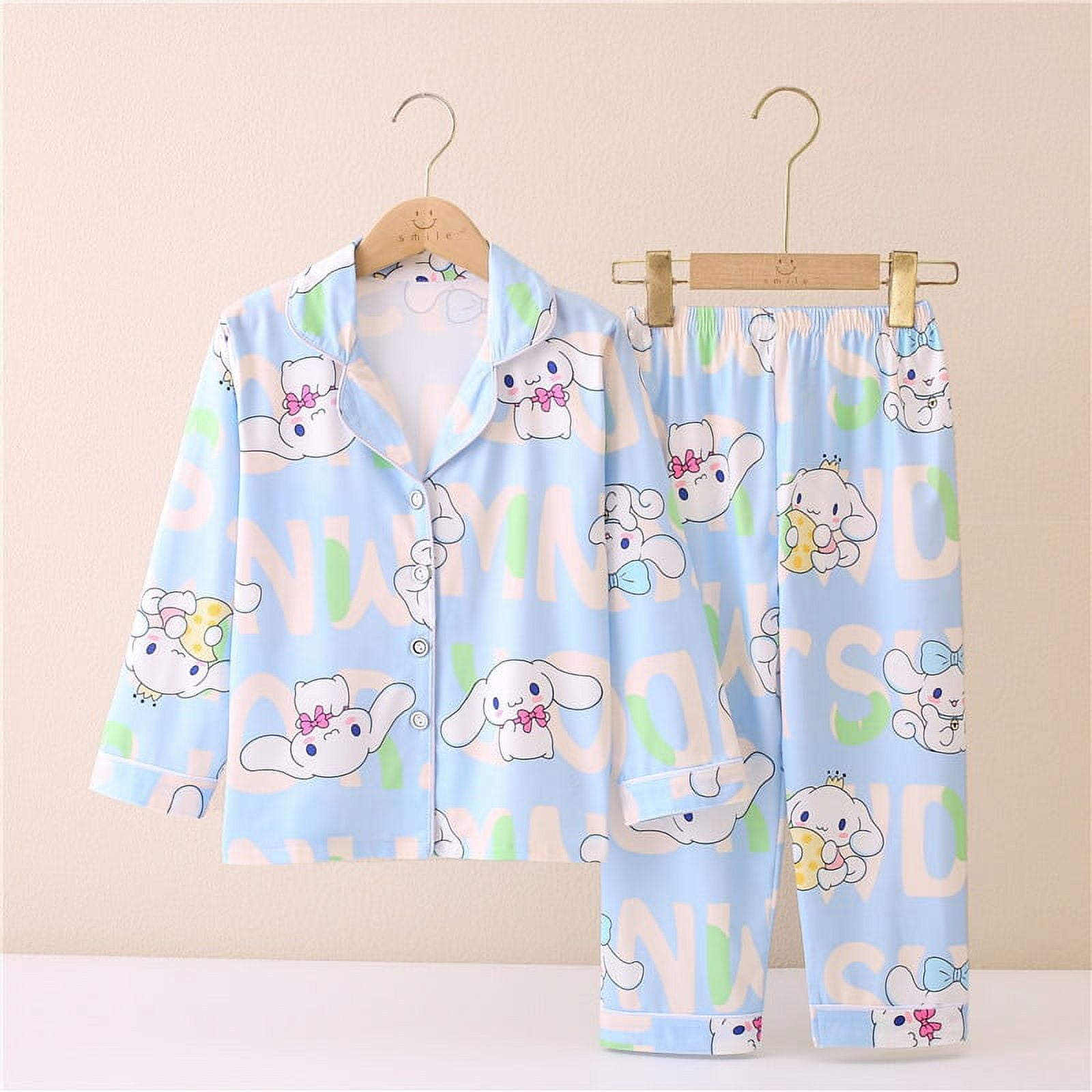 Sanrio Cinnamoroll Pajamas Kuromi My Melody Children Casual Spring Home ...