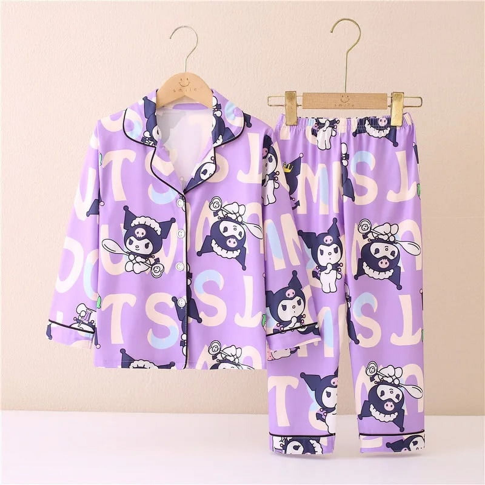 Sanrio Cinnamoroll Pajamas Kuromi My Melody Children Casual Spring Home ...