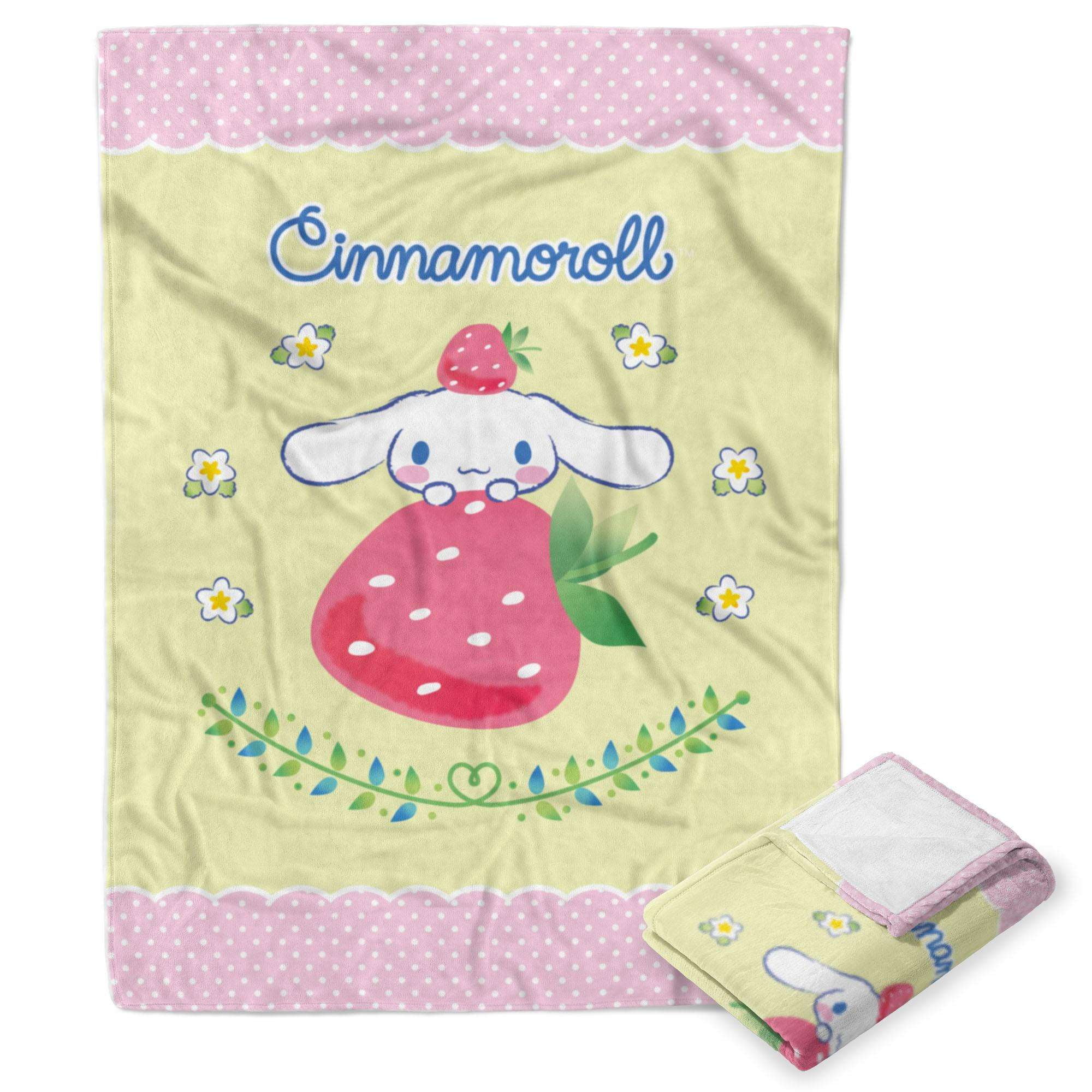 Sanrio Cinnamoroll Peek a berry Kids Silk Touch Throw Blanket - Walmart.com