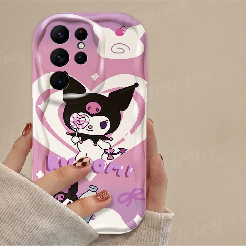 Sanrio Cinnamoroll Pom Purin 3D Wave Case For Samsung Galaxy S24 Ultra ...