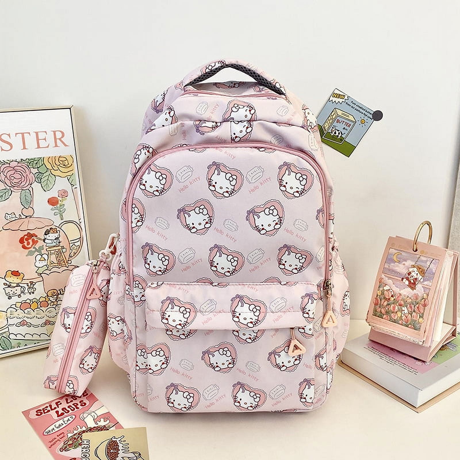 Sanrio Cinnamoroll Printing Backpack, Kuromi Hello Kitty Anime Preppy ...