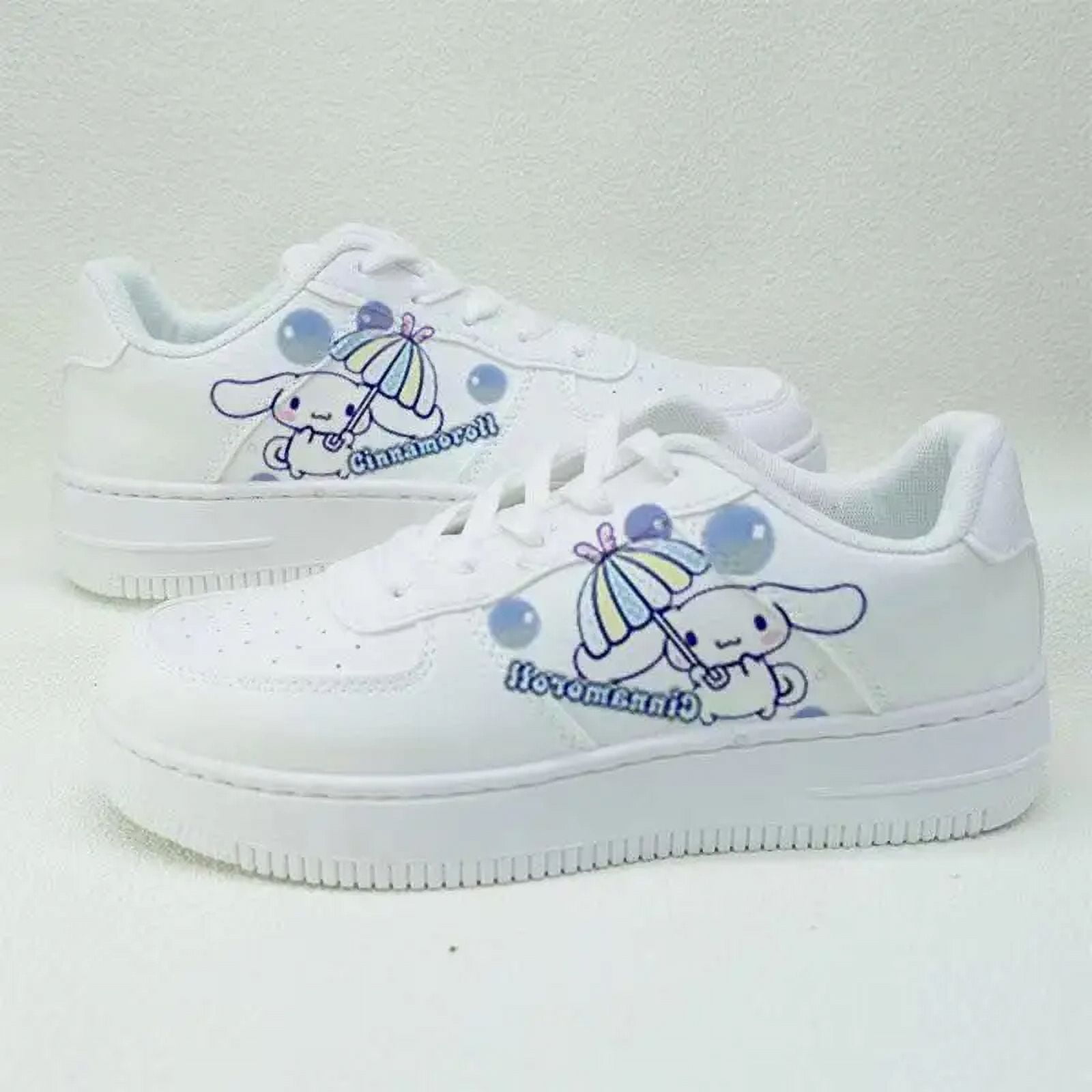 Sanrio Cinnamoroll Summer New White Shoes Co-branded Modified Niche ...