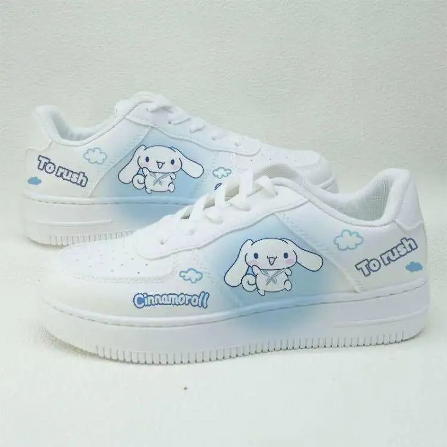 Sanrio Cinnamoroll Summer New White Shoes Co-branded Modified Niche ...