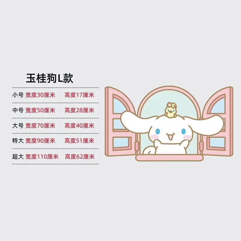 Sanrio Cinnamoroll Wall Paper Cartoon Anime Cinnamoroll Wall Sticker ...