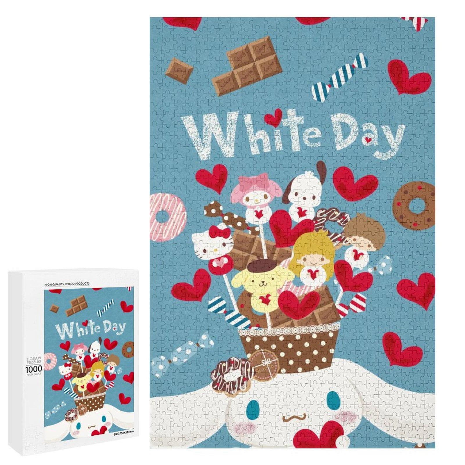 Sanrio-Cinnamoroll White Day Puzzles- 1000 Piece Jigsaw Puzzle for ...