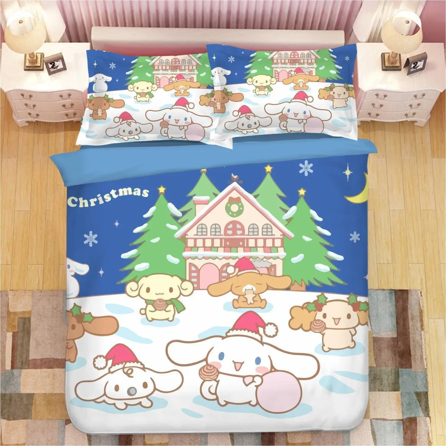 Sanrio Cinnamorolls Bedding Sets Australia /Europe/USA Full Queen King ...