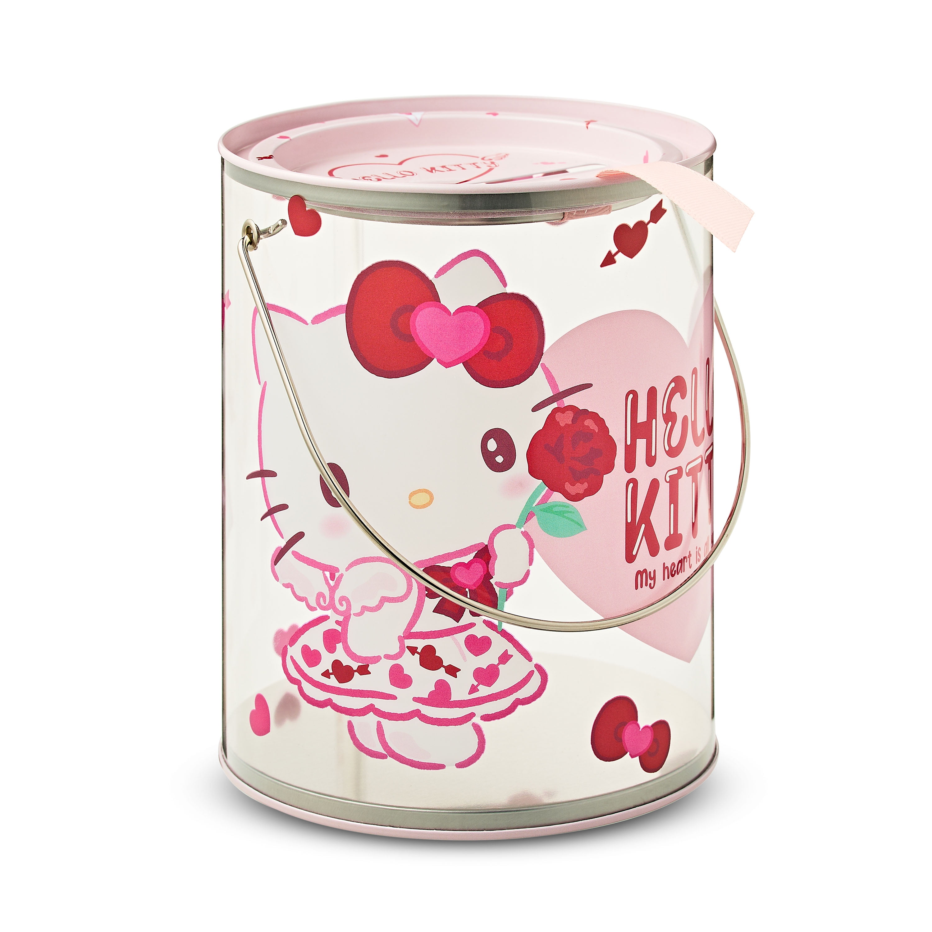 Sanrio Clear Hello Kitty Mailbox, 1 Count, New, 6.25 Inches High ...