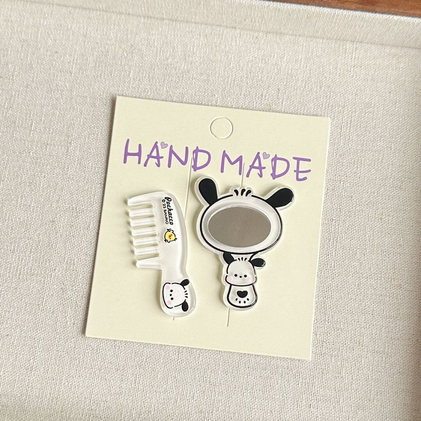 Sanrio Comb Mirror Cartoon Hello Kitty Kuromi My Melody Pochacco ...