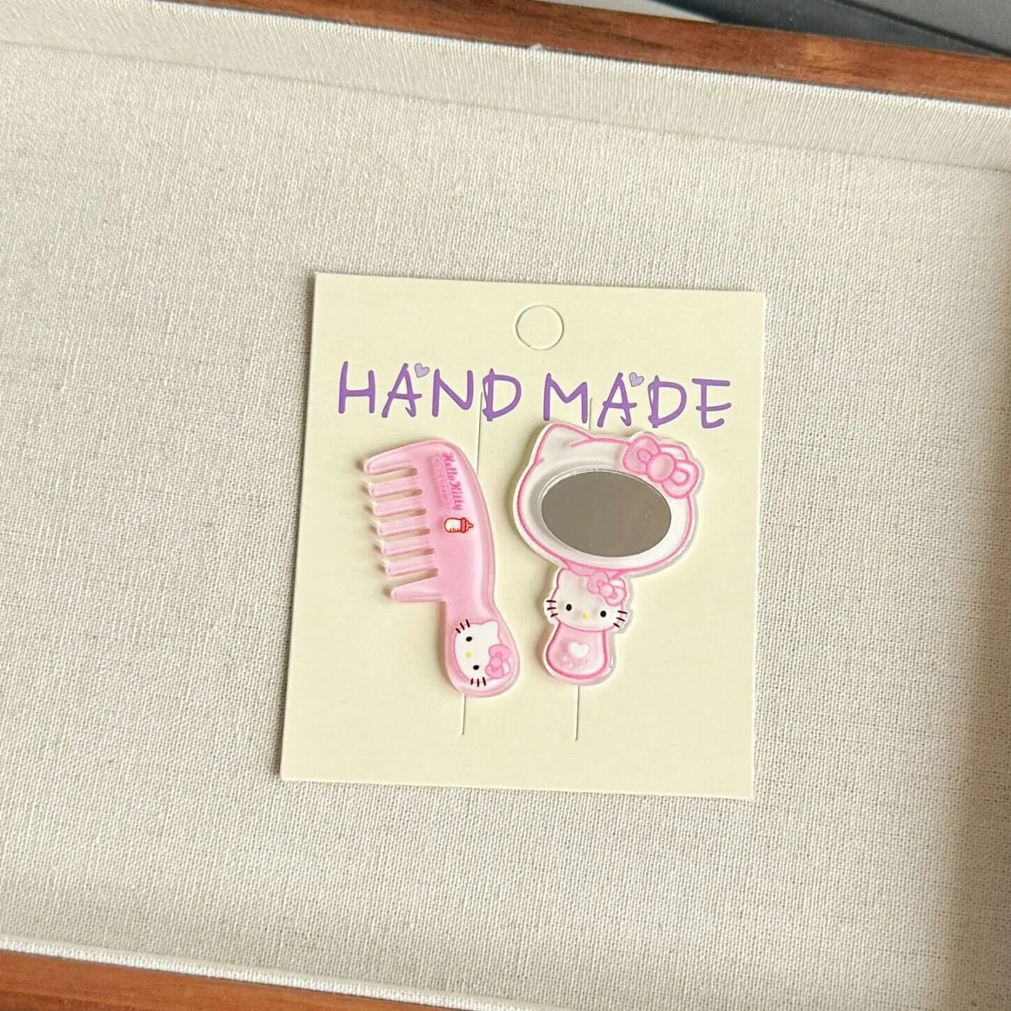 Sanrio Comb Mirror Cartoon Hello Kitty Kuromi My Melody Pochacco ...