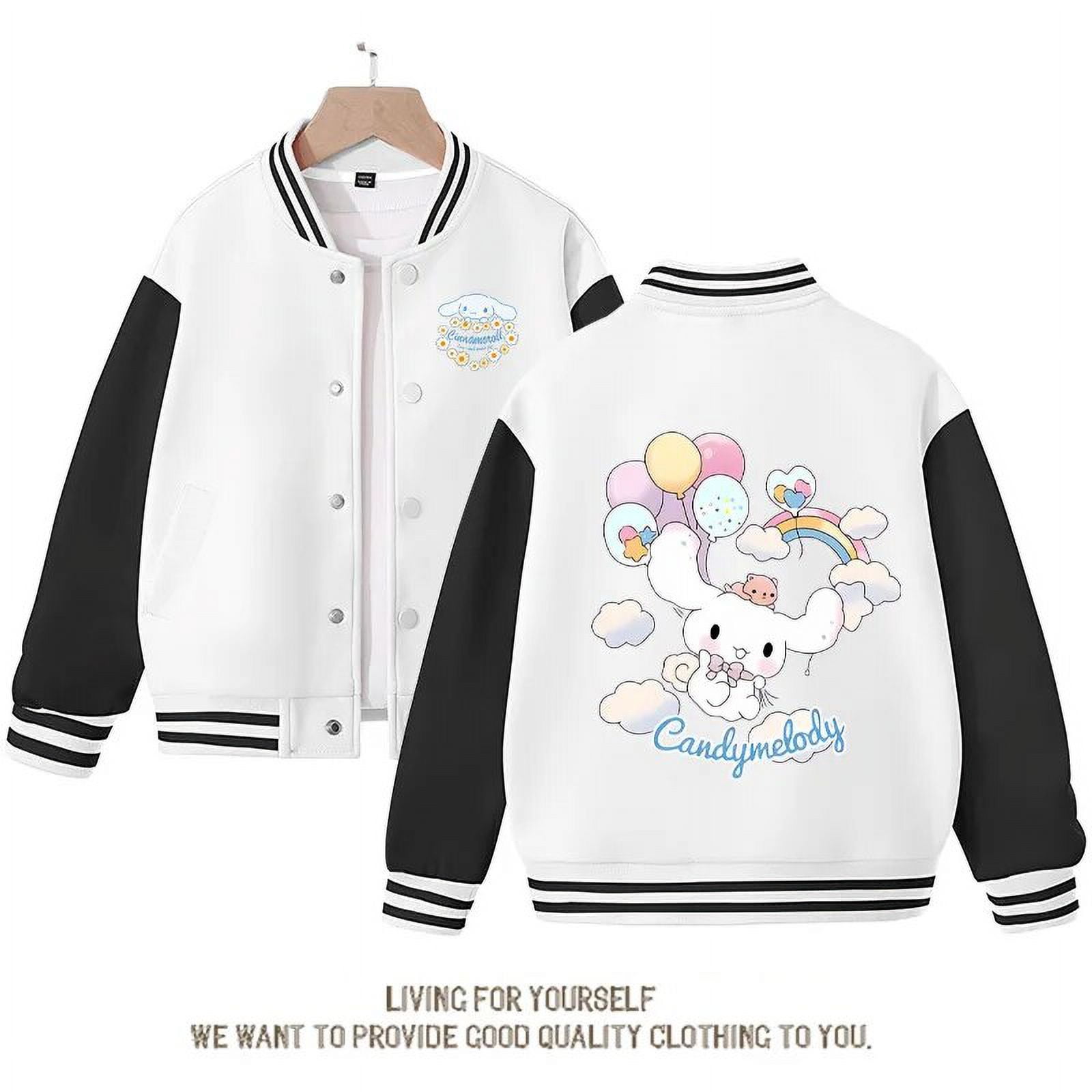 Sanrio Cotton Cinnamoroll Jacket Kitty Pochacco Kuromi Overcoat Woman ...