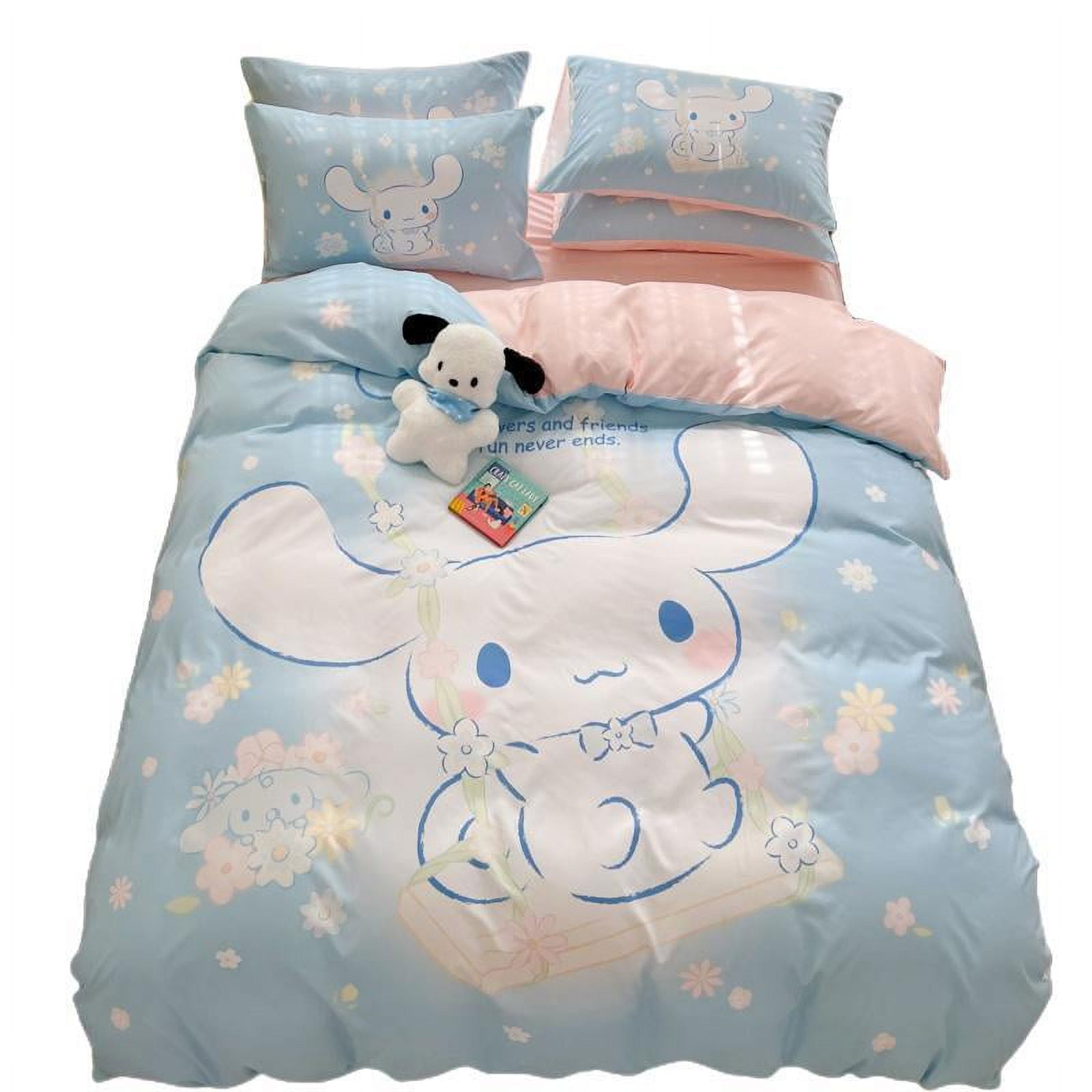 Sanrio Cute Cartoon Cinnamon Roll Cotton Home Four-piece Set Pure ...