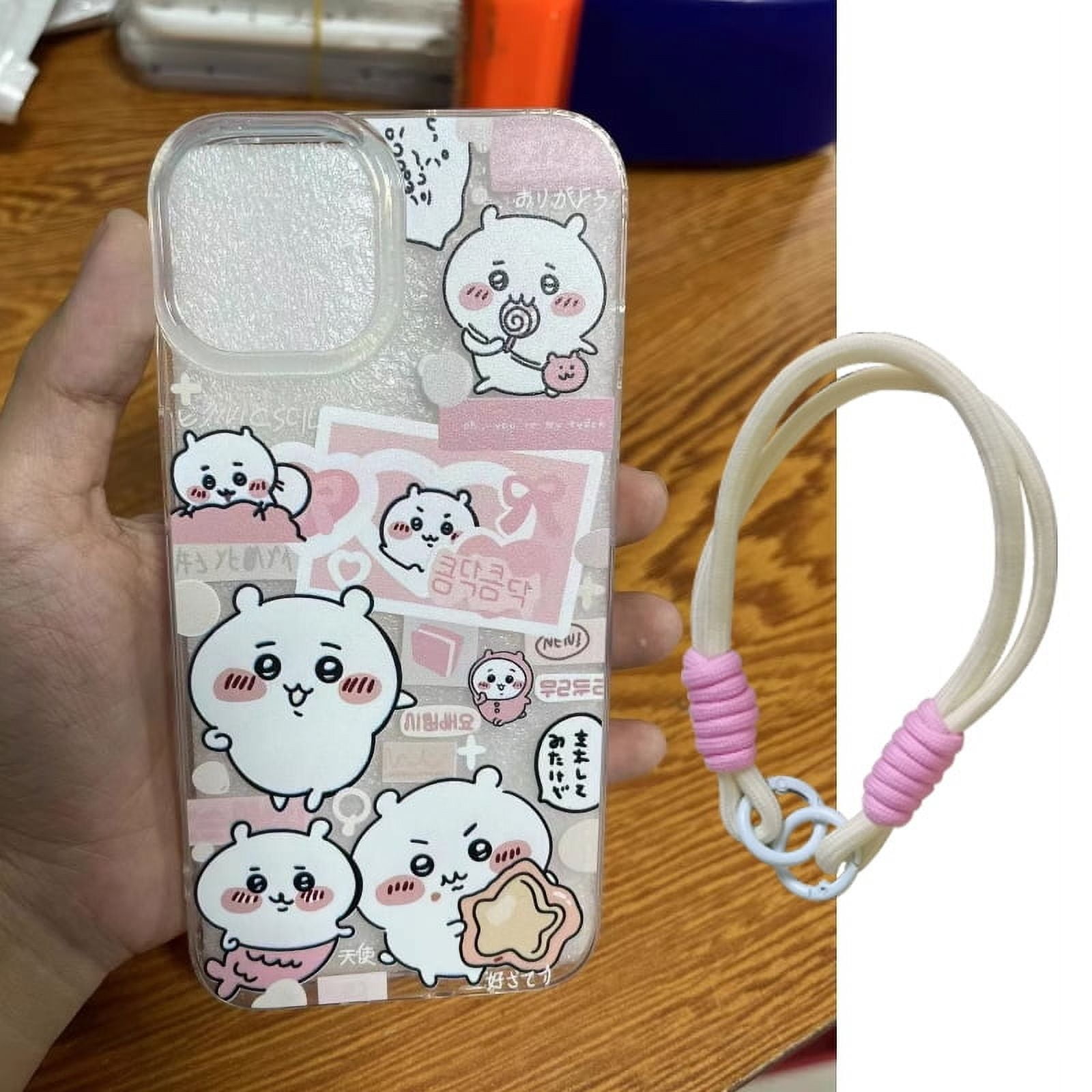Sanrio Cute Chiikawa Anime Cartoon Phone Case For iPhone 16 15 14 13 12 ...